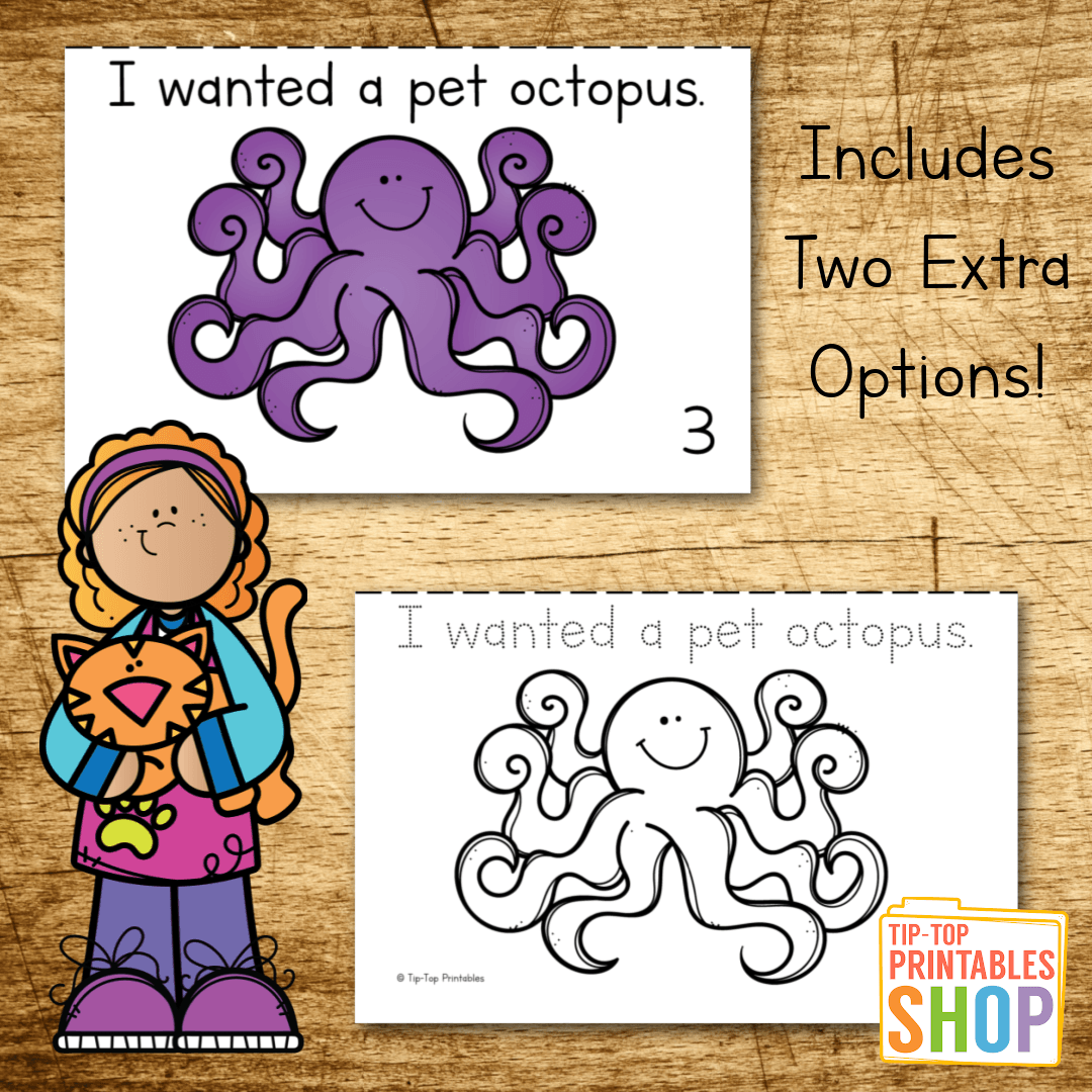 A Pet for Me Emergent Reader – The Tip-Top Printables Shop