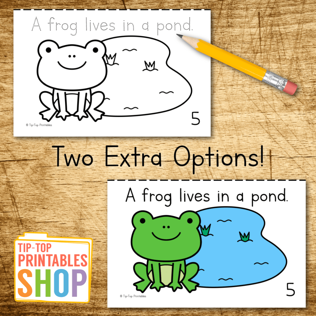 Animal Homes Emergent Reader – The Tip-Top Printables Shop