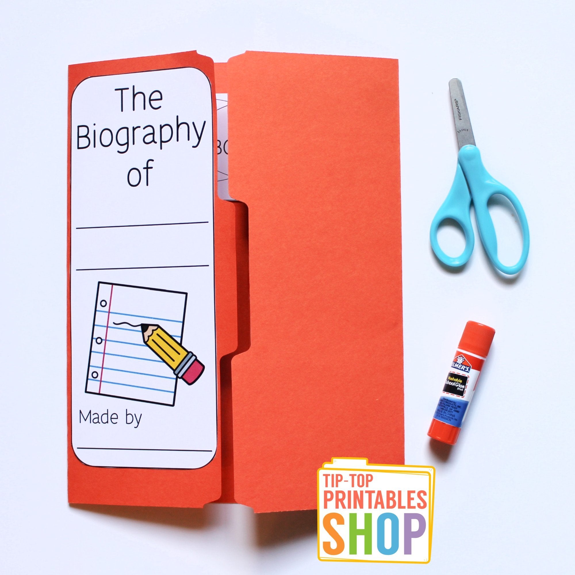 Biography Lapbook – The Tip-Top Printables Shop