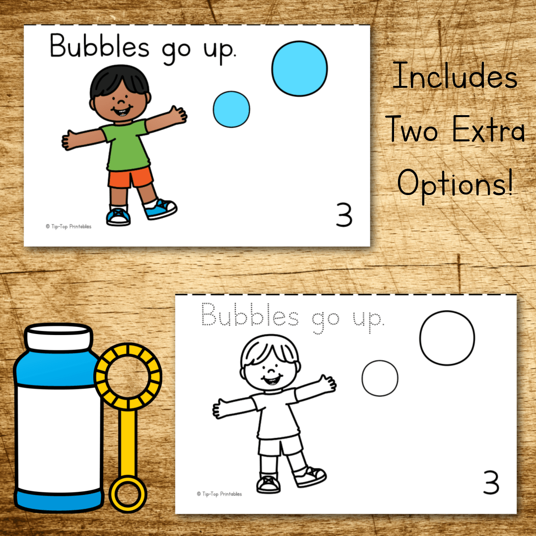 Bubbles Emergent Reader – The Tip-Top Printables Shop