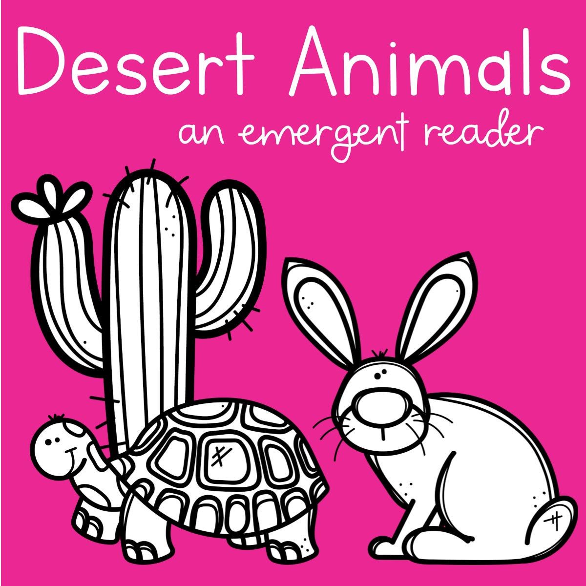 Desert Animals Emergent Reader – The Tip-Top Printables Shop