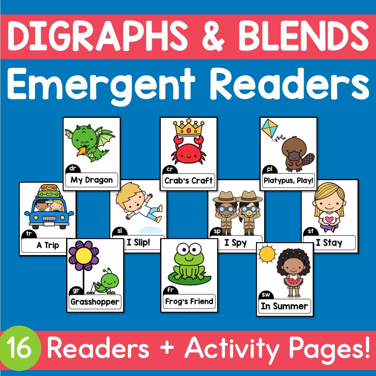 Blends and Digraphs Activities – The Tip-Top Printables Shop