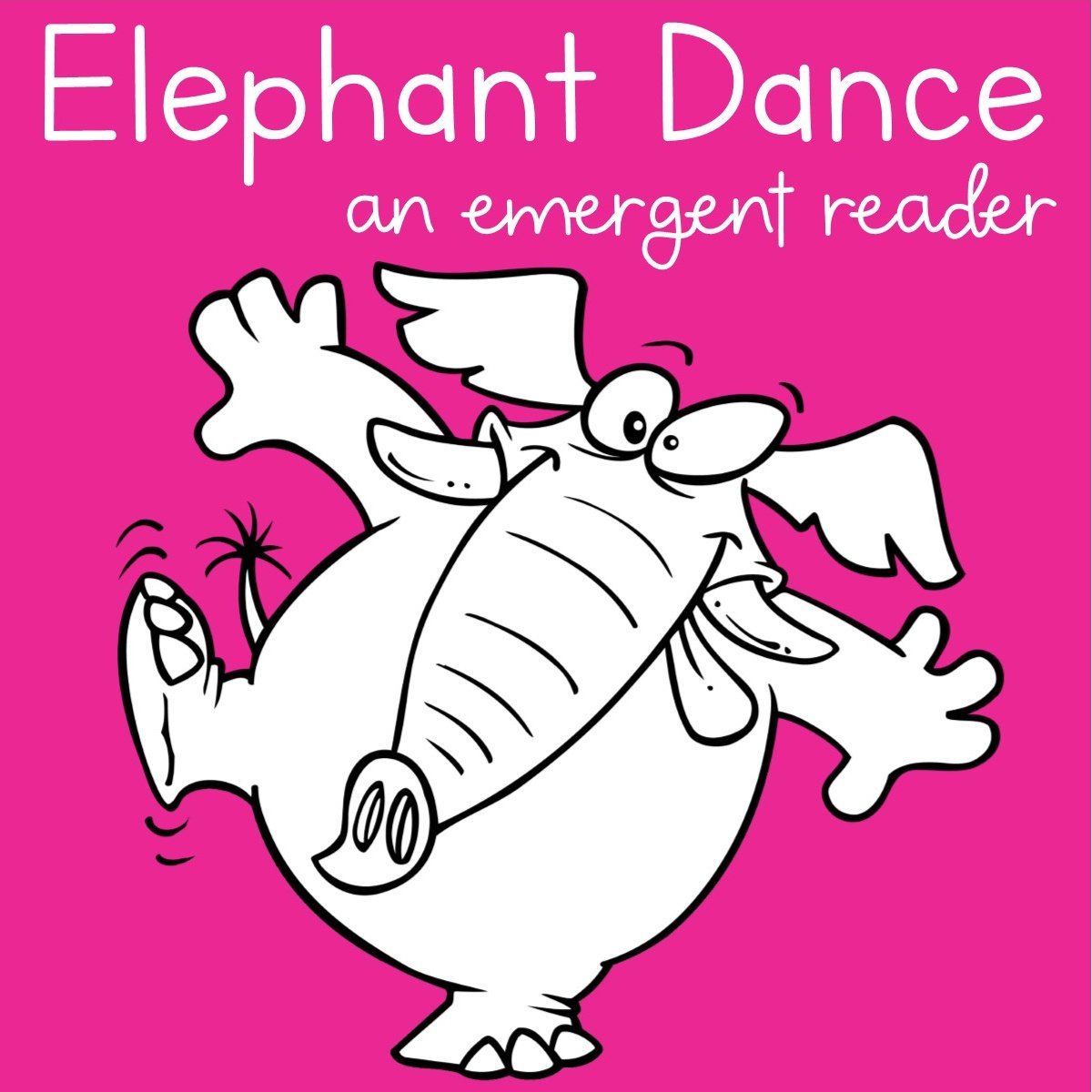 Elephant Emergent Reader – The Tip-Top Printables Shop
