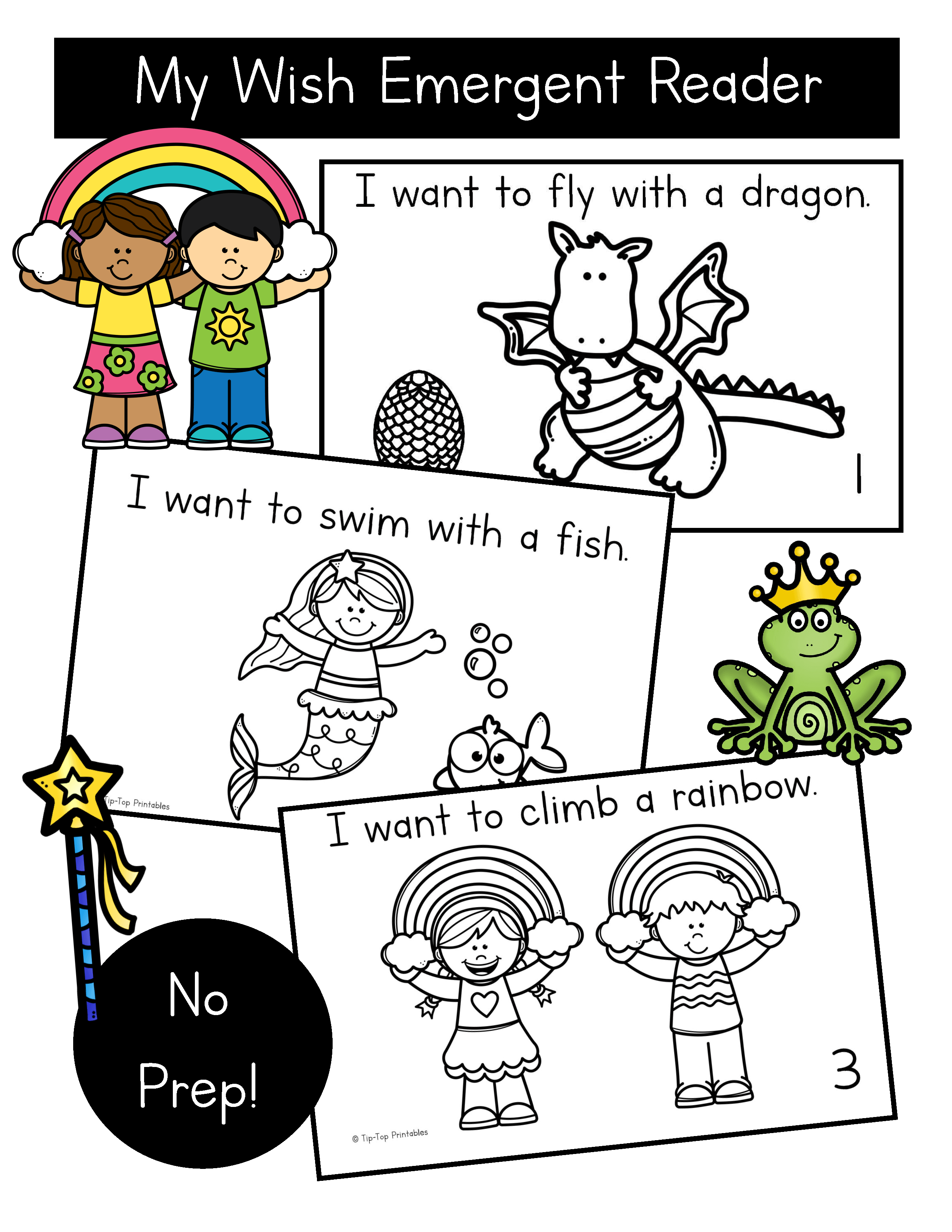 Fairy Tale Emergent Reader – The Tip-Top Printables Shop