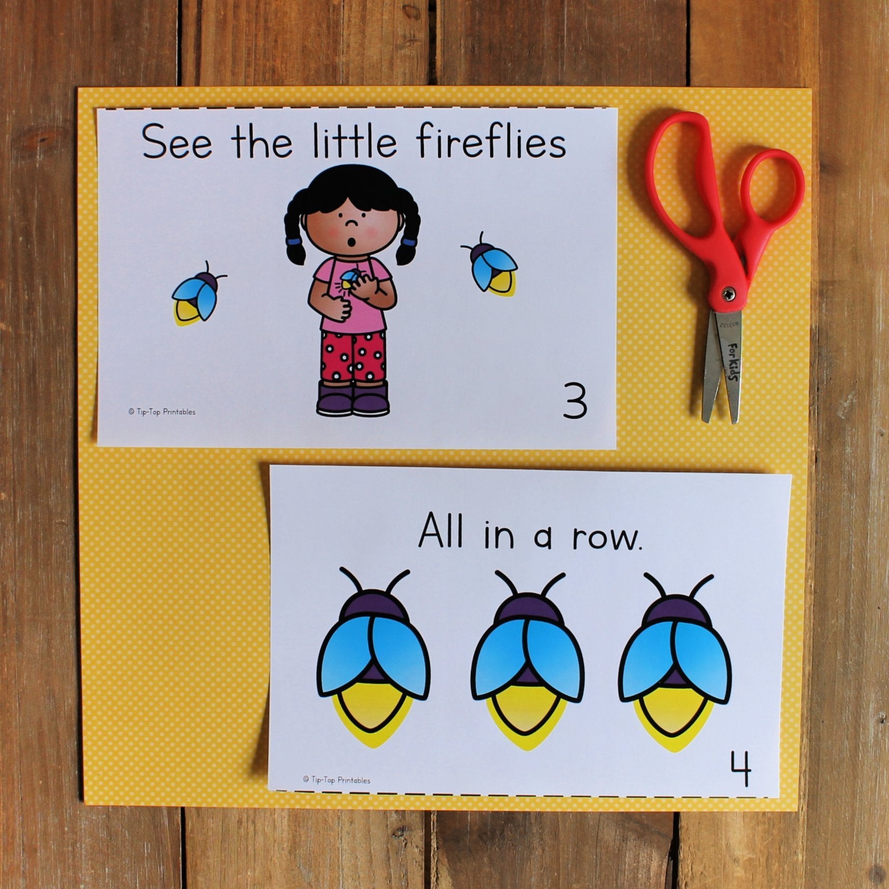 Firefly Emergent Reader – The Tip-Top Printables Shop