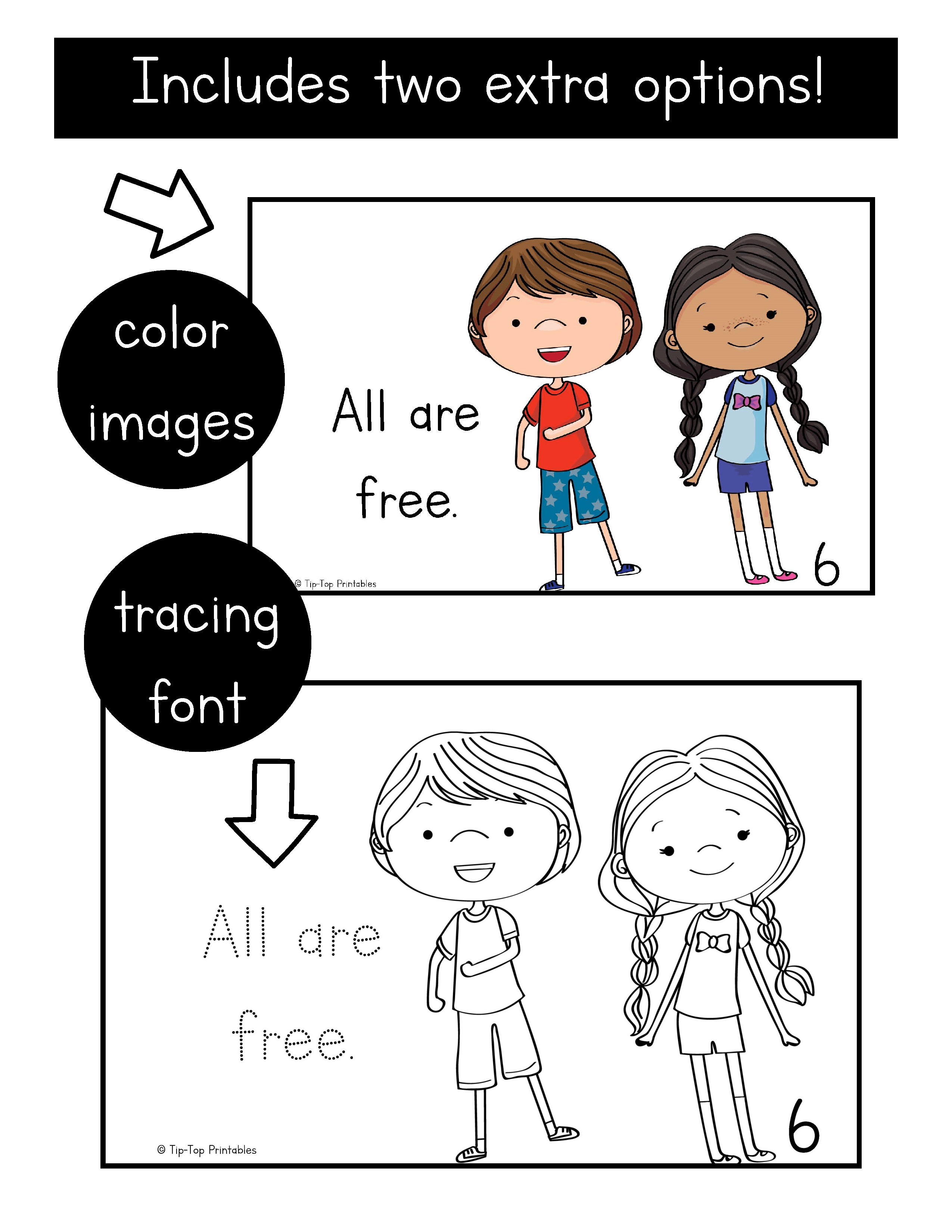 Flag Emergent Reader – The Tip-Top Printables Shop