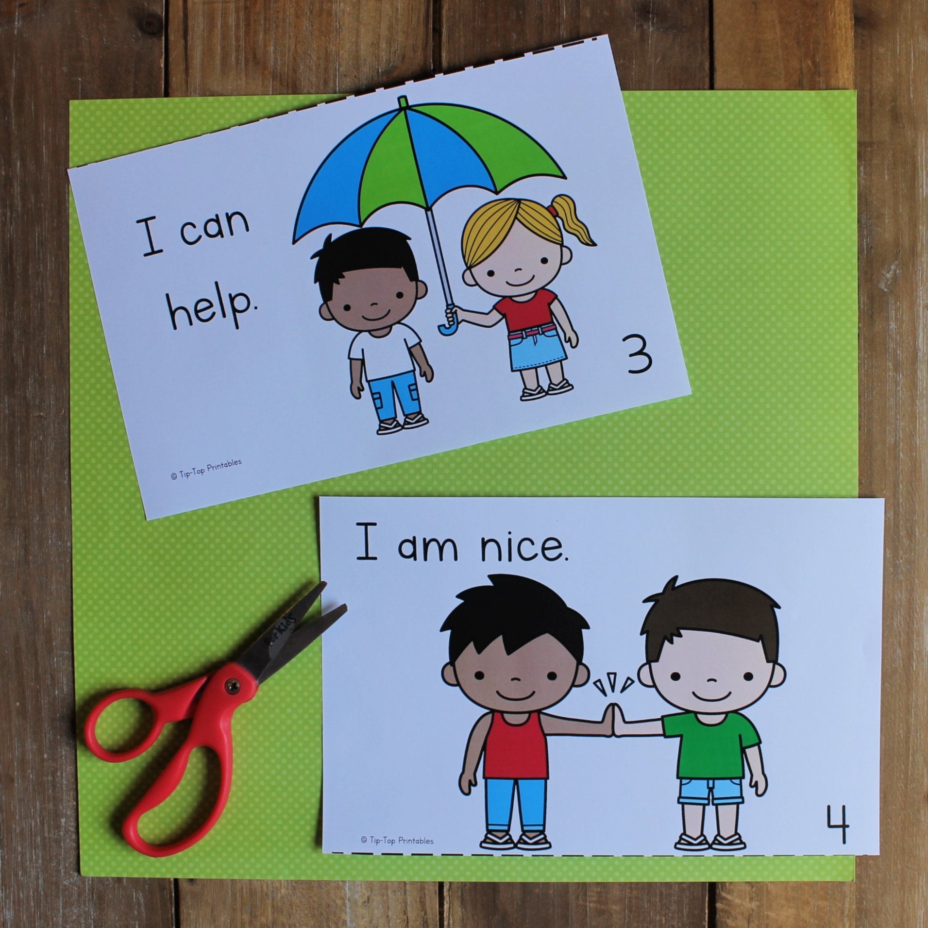 Friends Emergent Reader – The Tip-Top Printables Shop