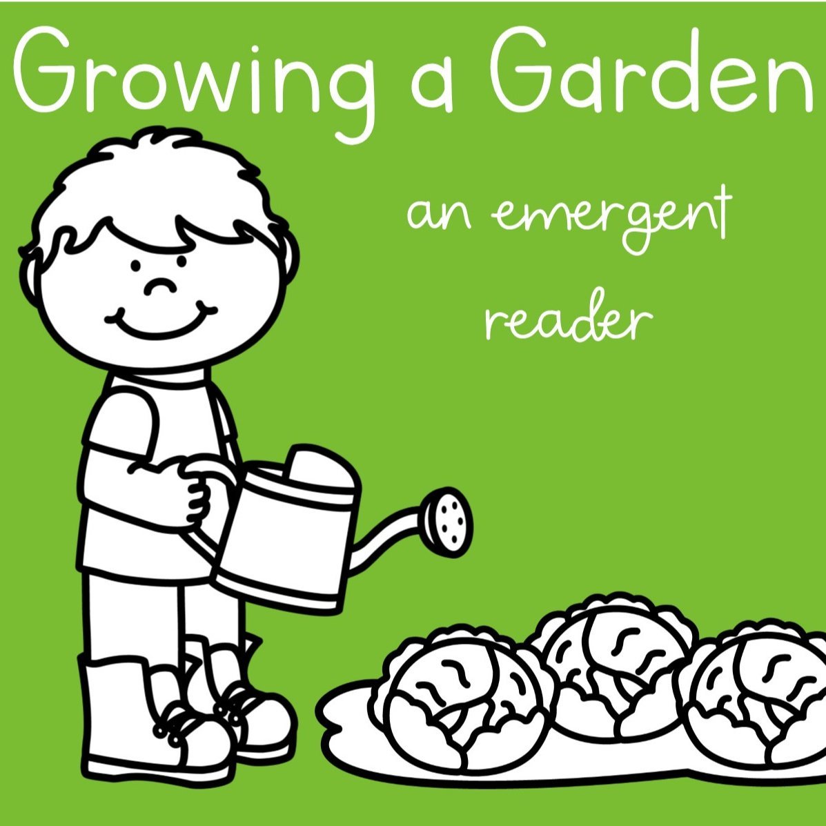 Garden Emergent Reader – The Tip-Top Printables Shop