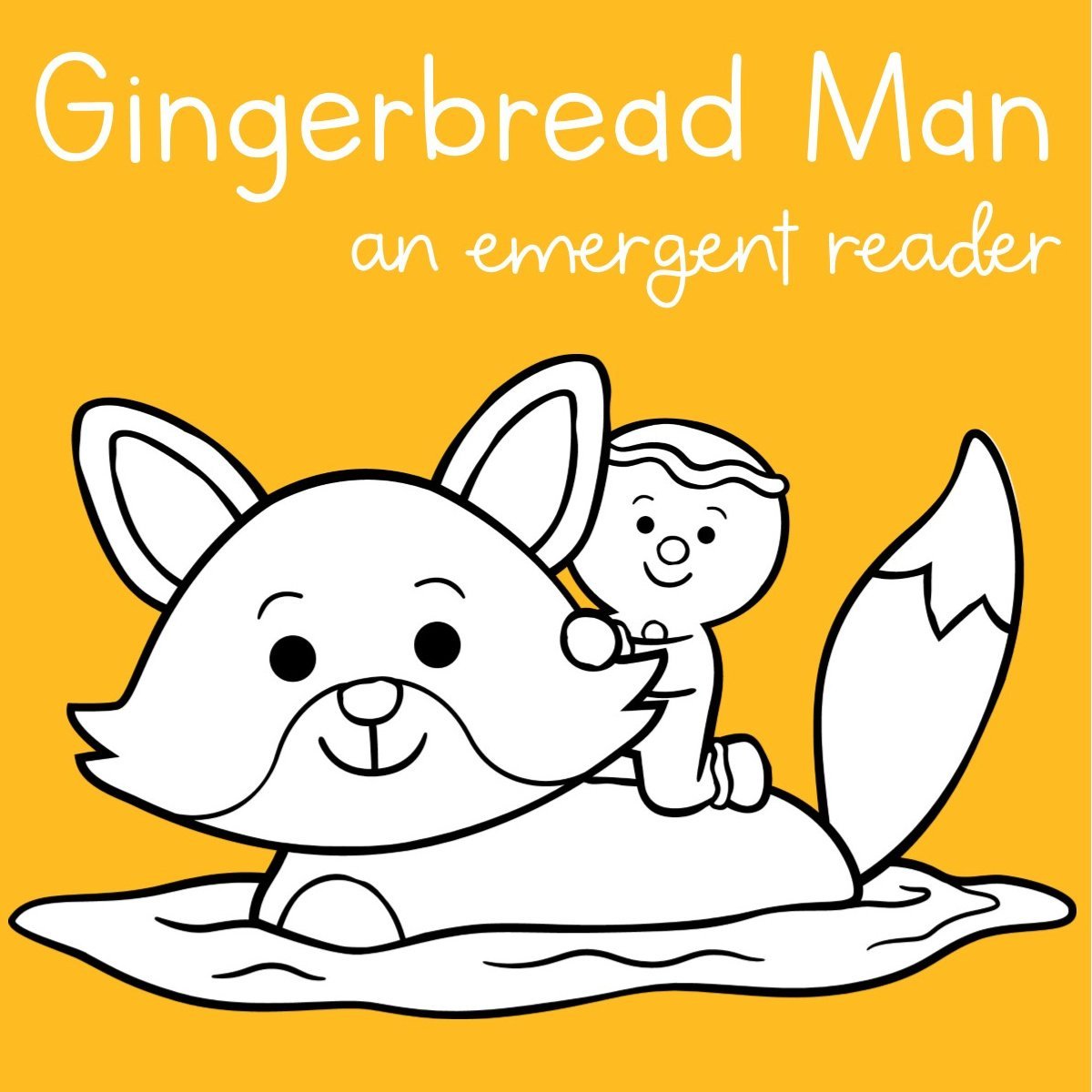 Gingerbread Man Emergent Reader – The Tip-Top Printables Shop