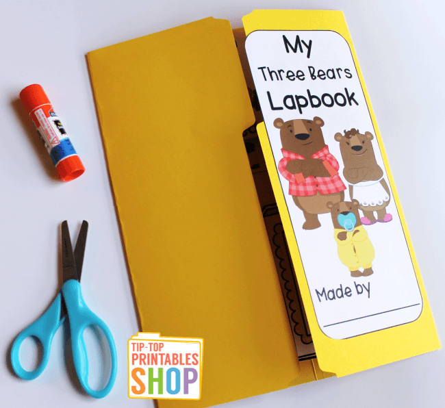Goldilocks and the Three Bears Lapbook – The Tip-Top Printables Shop