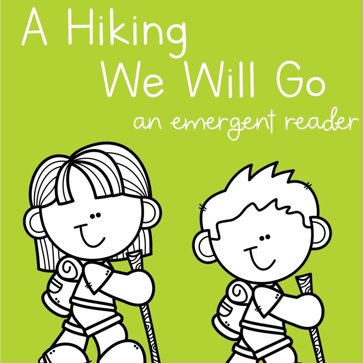 Hiking Emergent Reader – The Tip-Top Printables Shop