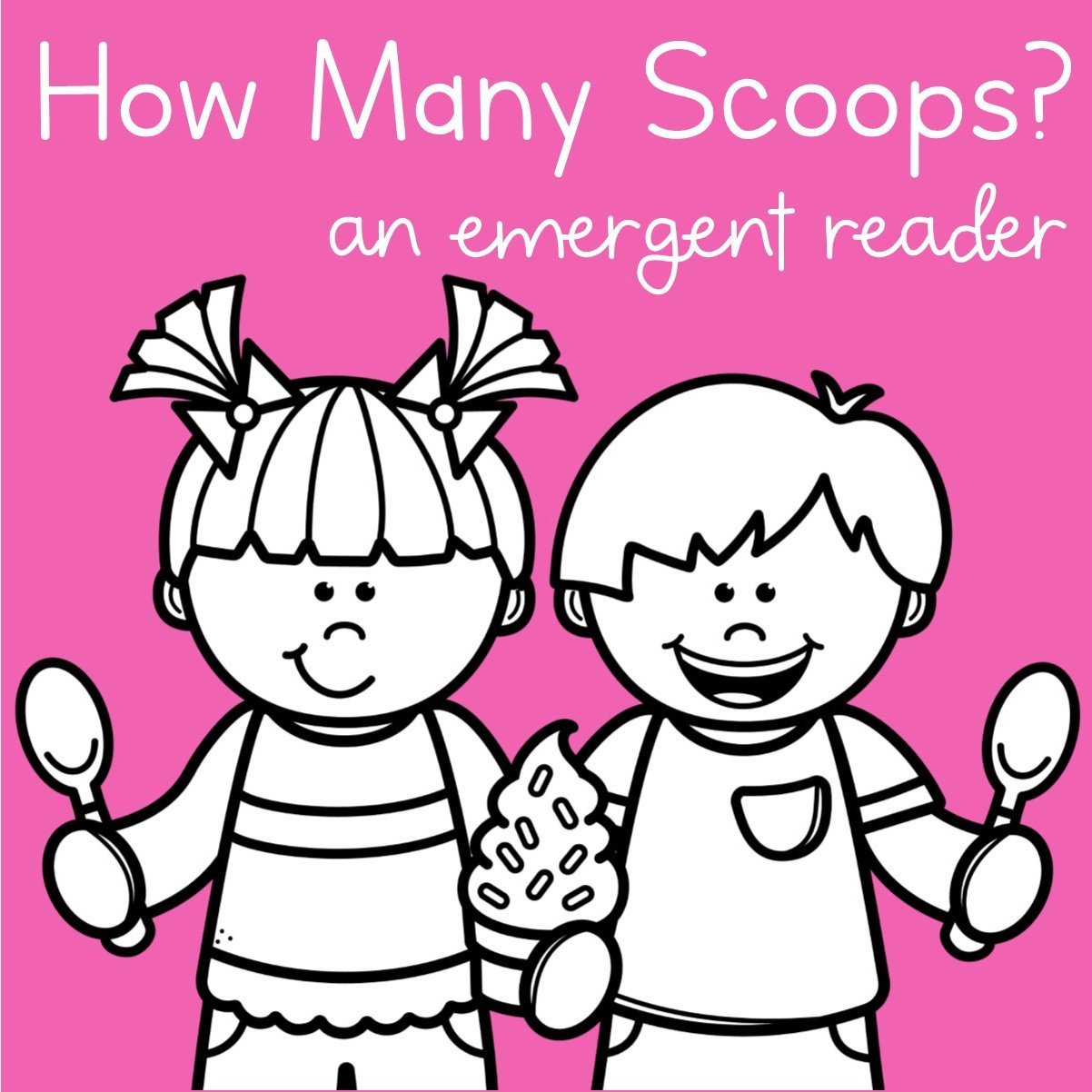 Ice Cream Scoops Emergent Reader – The Tip-Top Printables Shop
