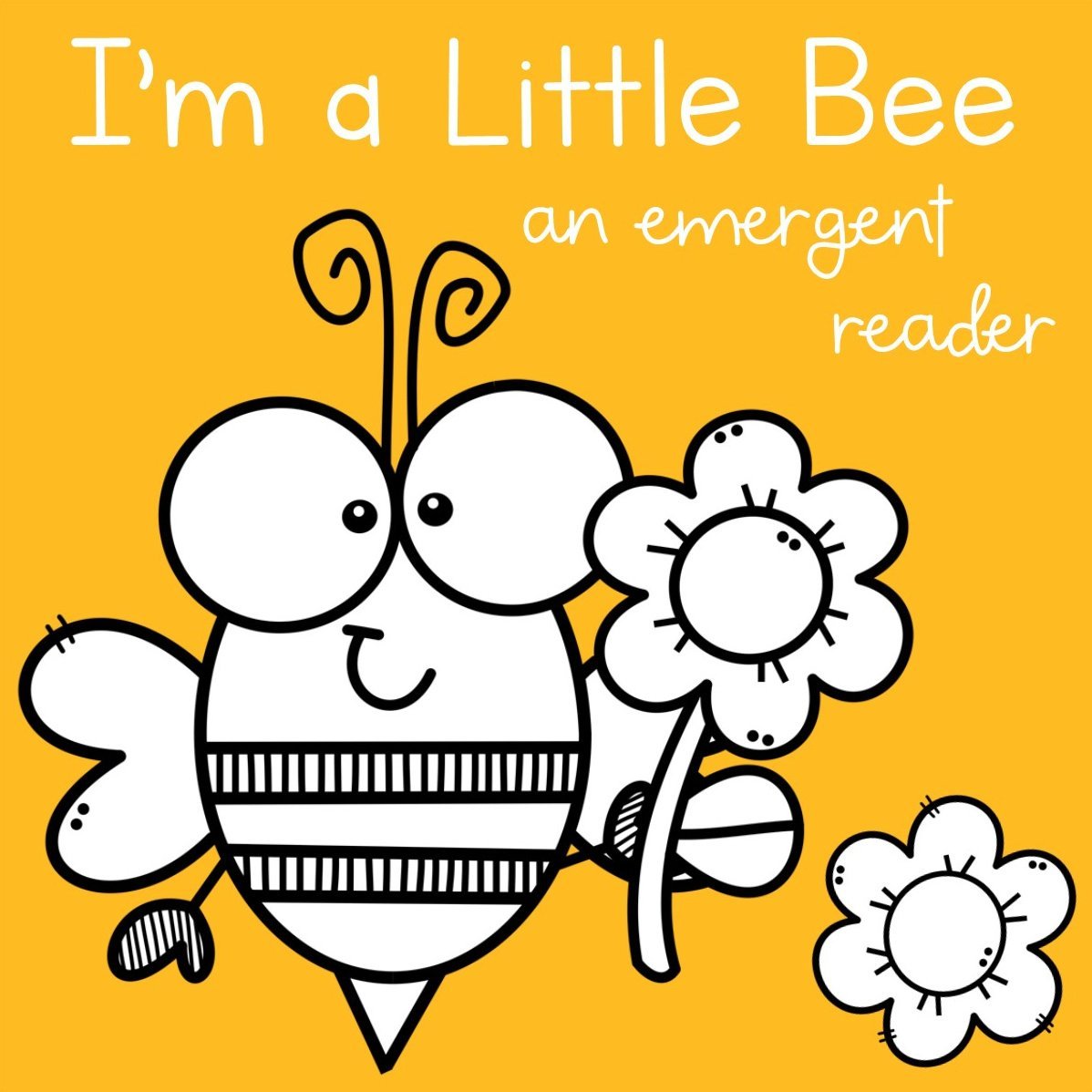 I'm a Little Bee Emergent Reader – The Tip-Top Printables Shop