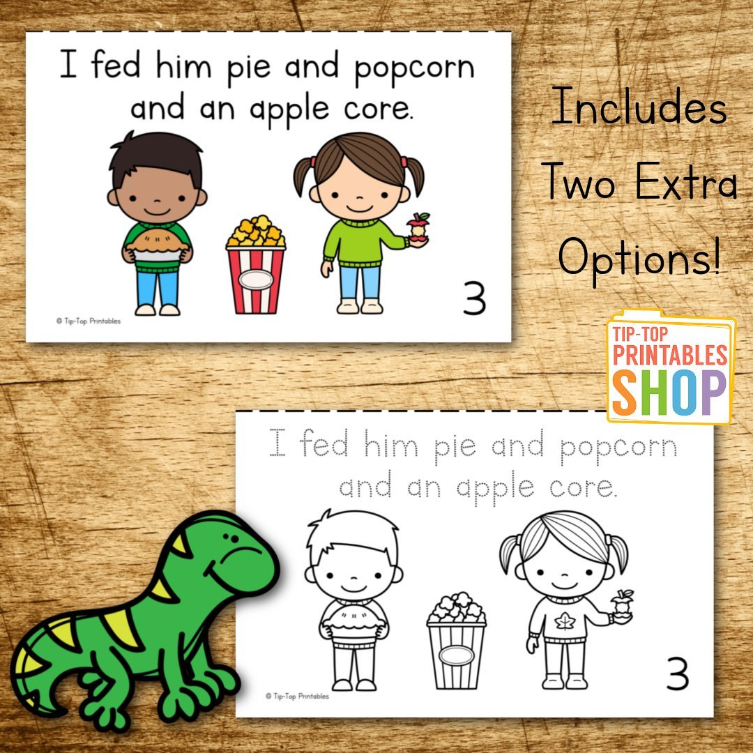 Lizard Emergent Reader – The Tip-Top Printables Shop