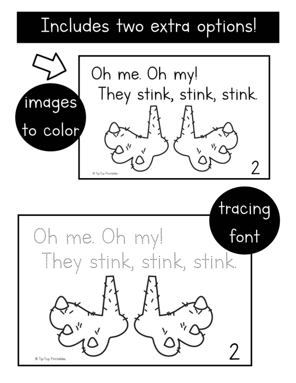 Monster Emergent Reader – The Tip-Top Printables Shop