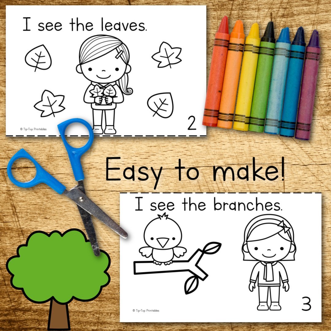 Parts of a Tree Emergent Reader – The Tip-Top Printables Shop