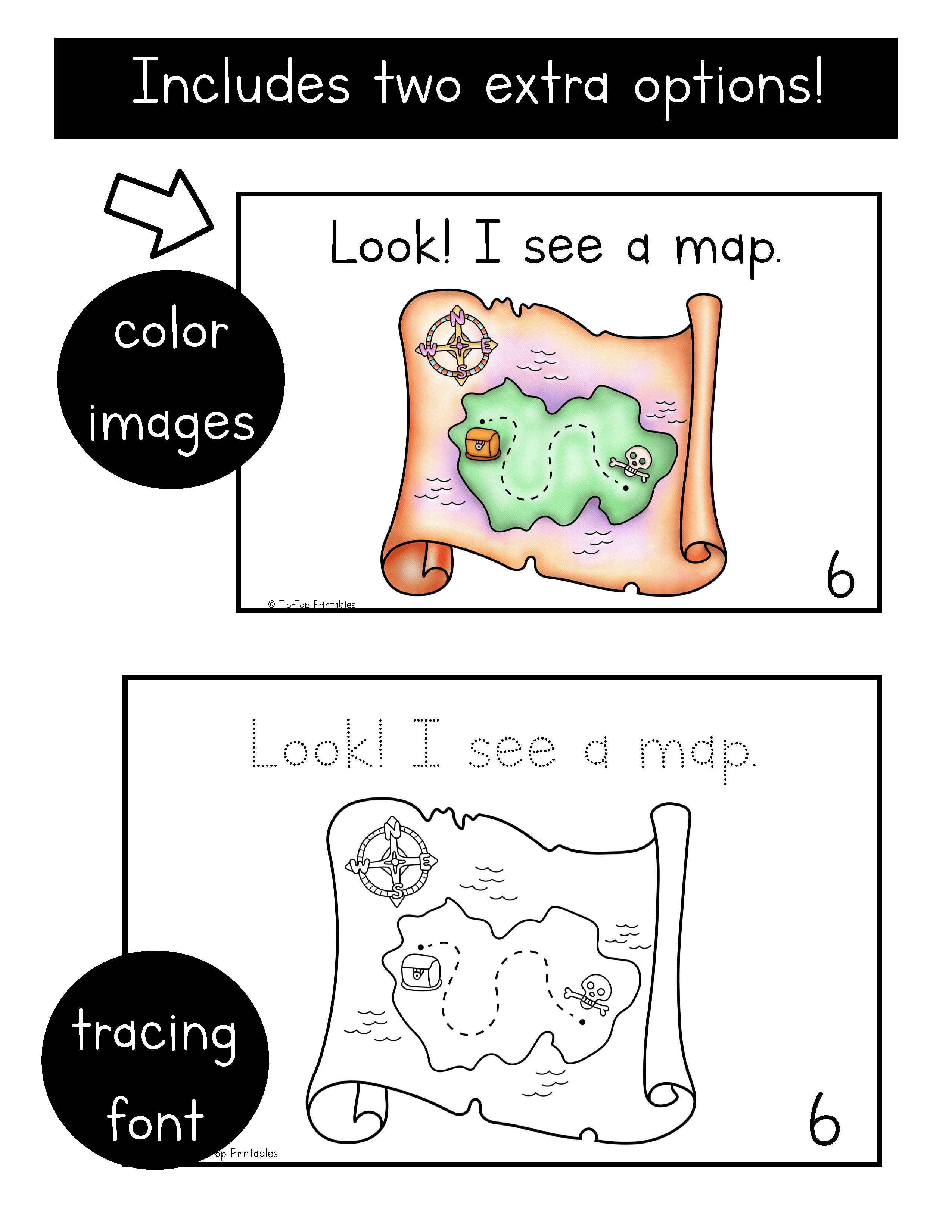 Pirate Emergent Reader – The Tip-Top Printables Shop