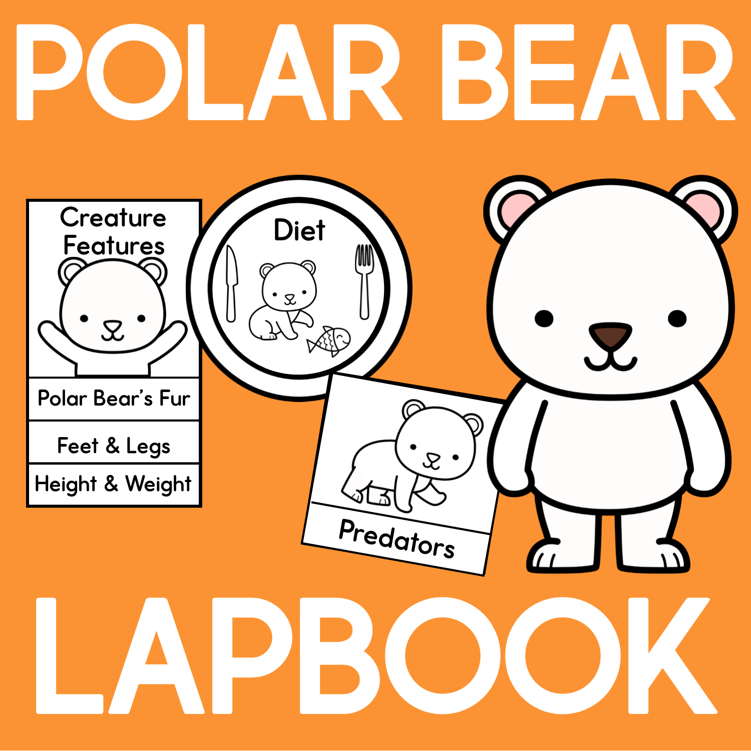 Polar Bear Lapbook – The Tip-Top Printables Shop
