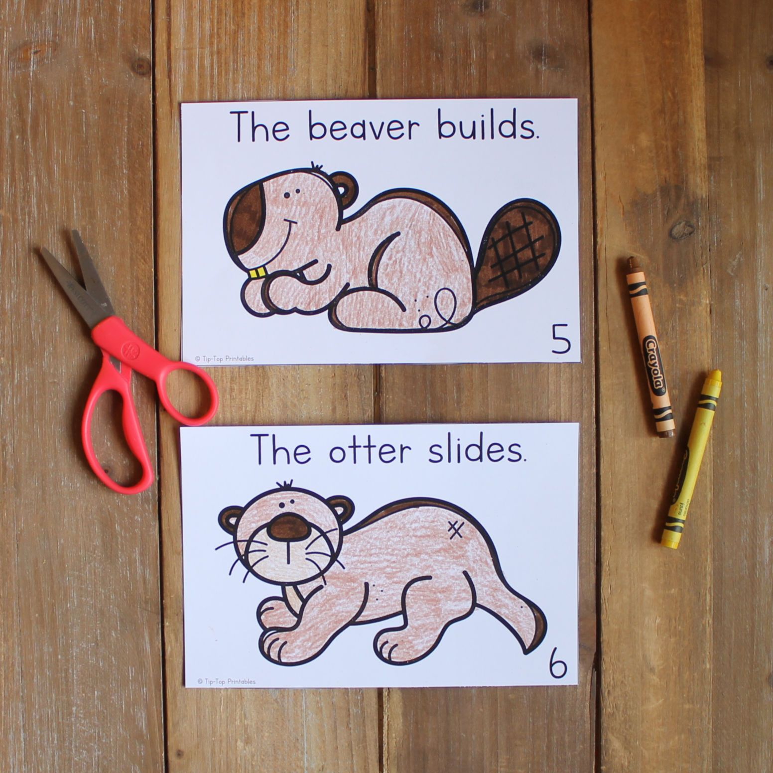 Pond Animals Emergent Reader – The Tip-Top Printables Shop