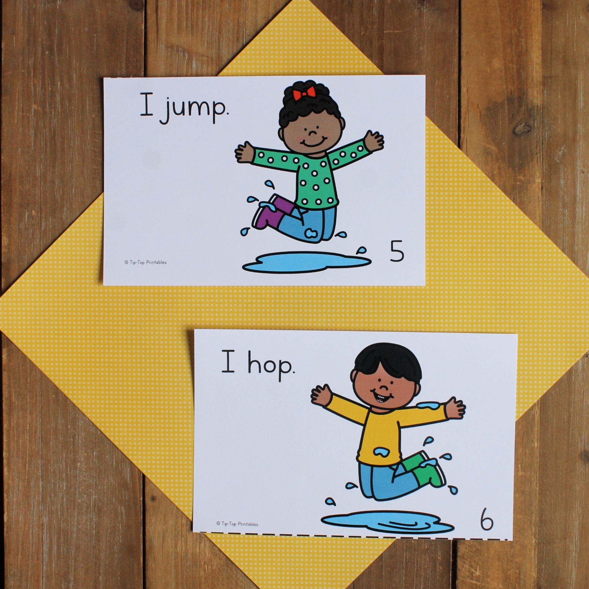 Rain Emergent Reader – The Tip-Top Printables Shop