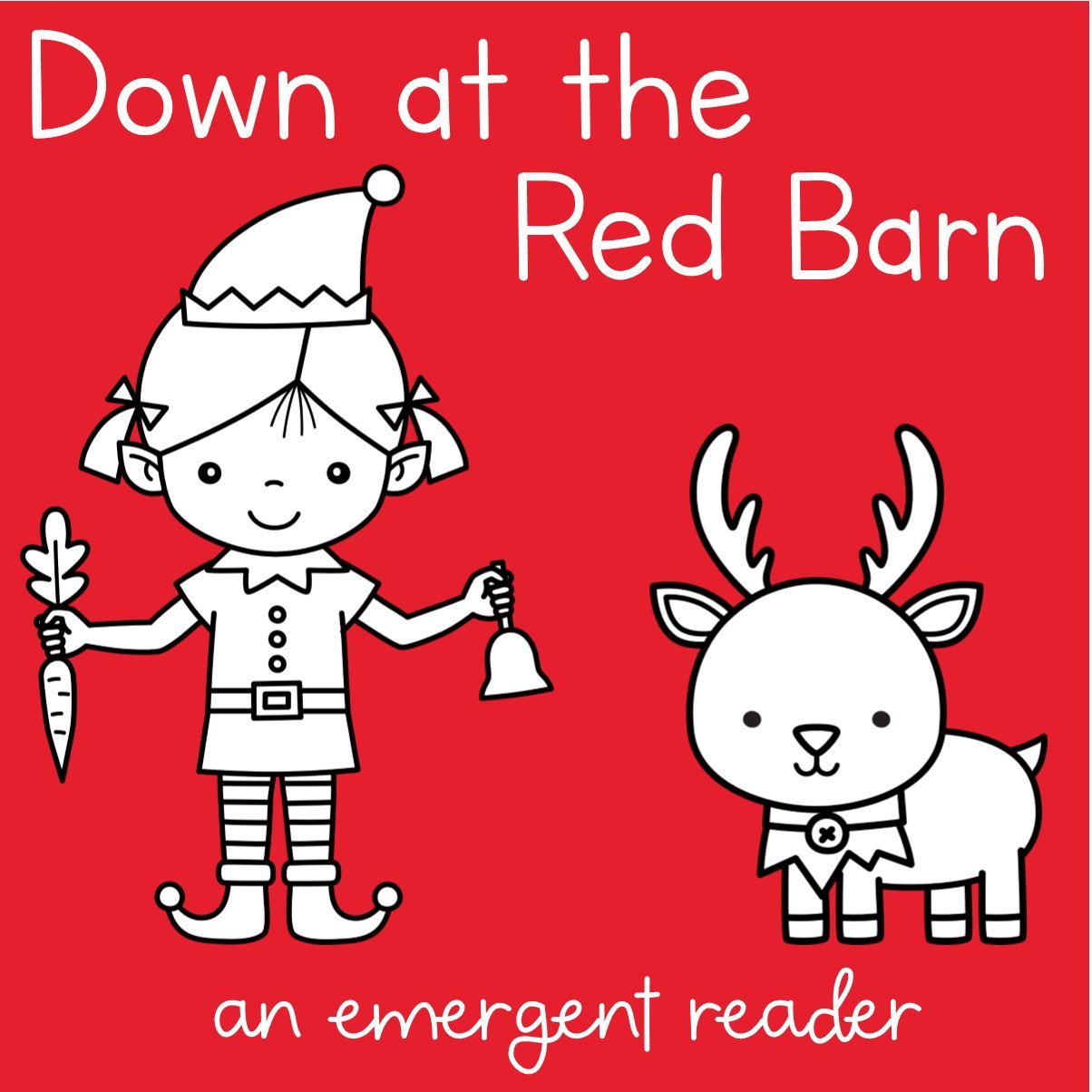 Reindeer Emergent Reader – The Tip-Top Printables Shop