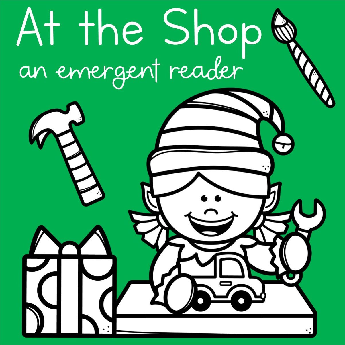 Santa's Workshop Emergent Reader – The Tip-Top Printables Shop