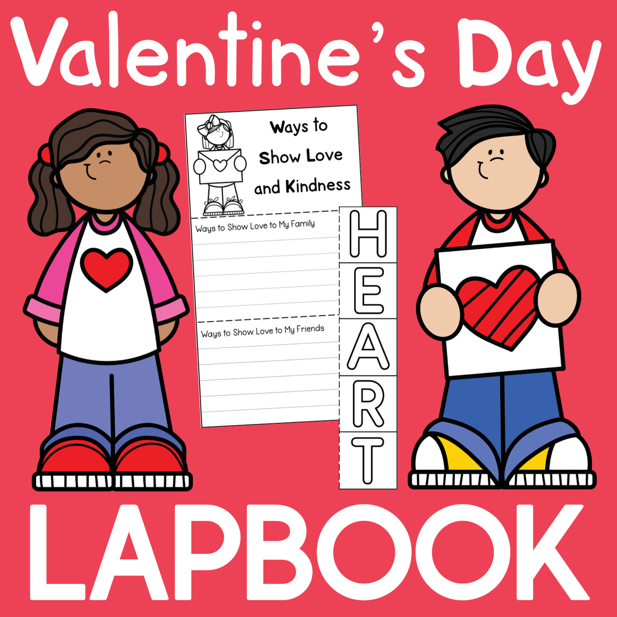 Valentine Lapbook – The Tip-Top Printables Shop