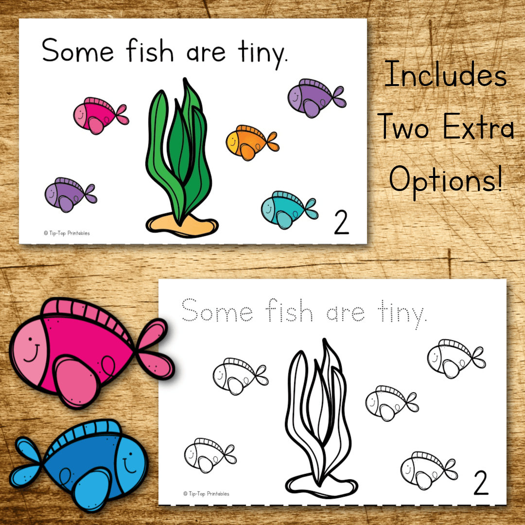 Fish Emergent Reader – The Tip-Top Printables Shop