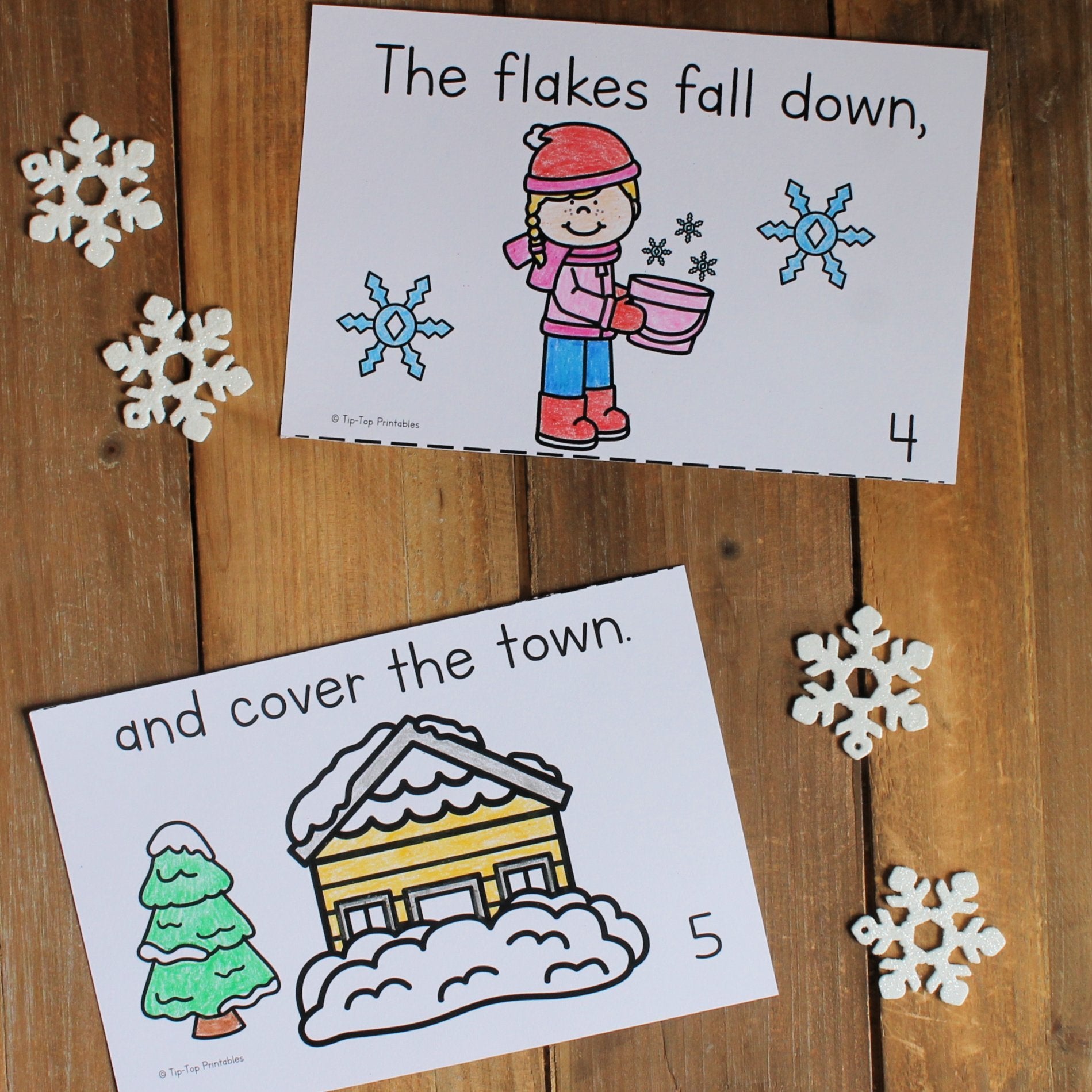 Winter Emergent Reader Bundle – The Tip-Top Printables Shop