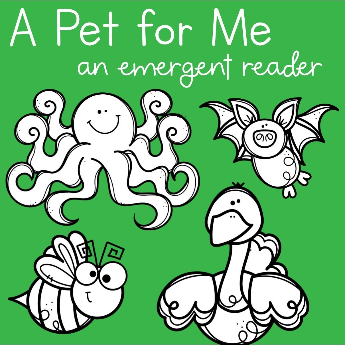A Pet for Me Emergent Reader – The Tip-Top Printables Shop