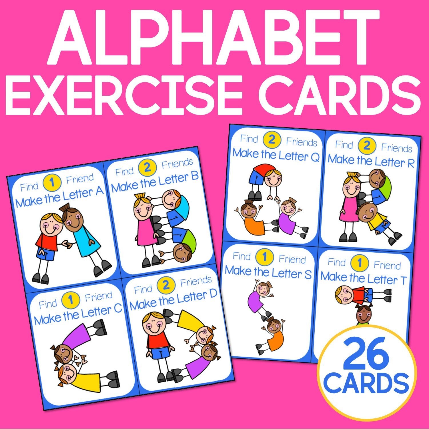 ABC Alphabet Cards – The Tip-Top Printables Shop