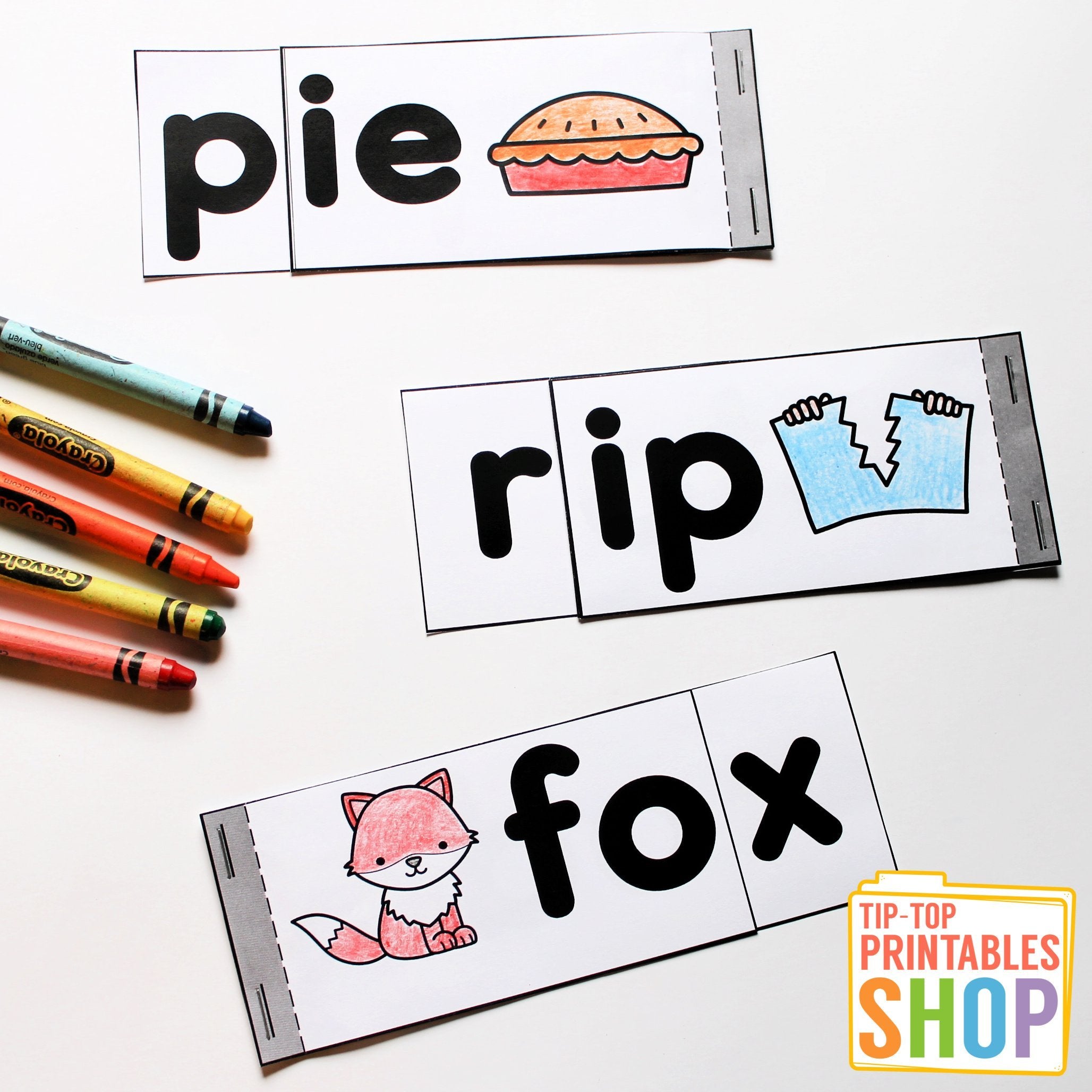 Alphabet Lapbook Extras – The Tip-Top Printables Shop