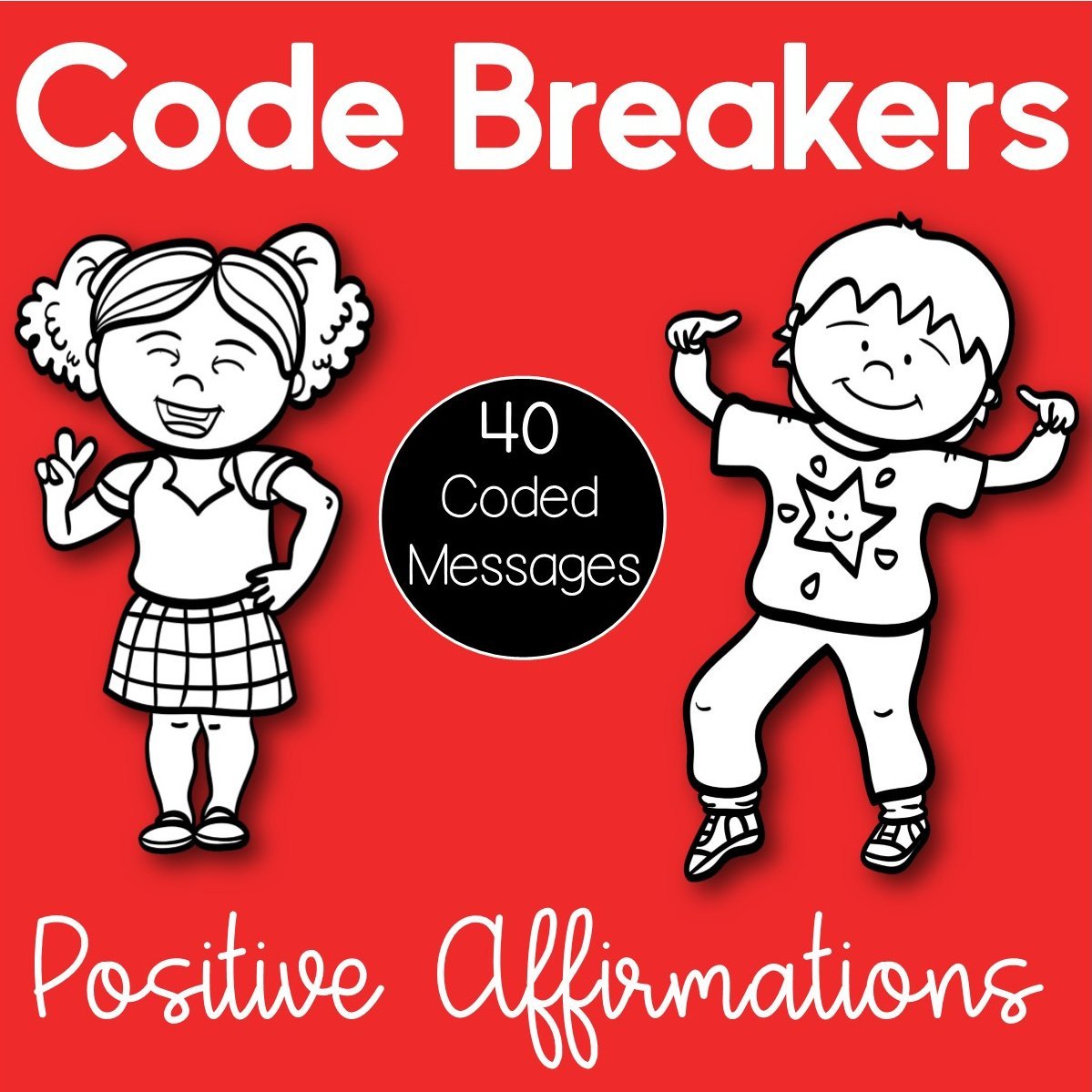 Code Breakers: Positive Affirmations – The Tip-Top Printables Shop