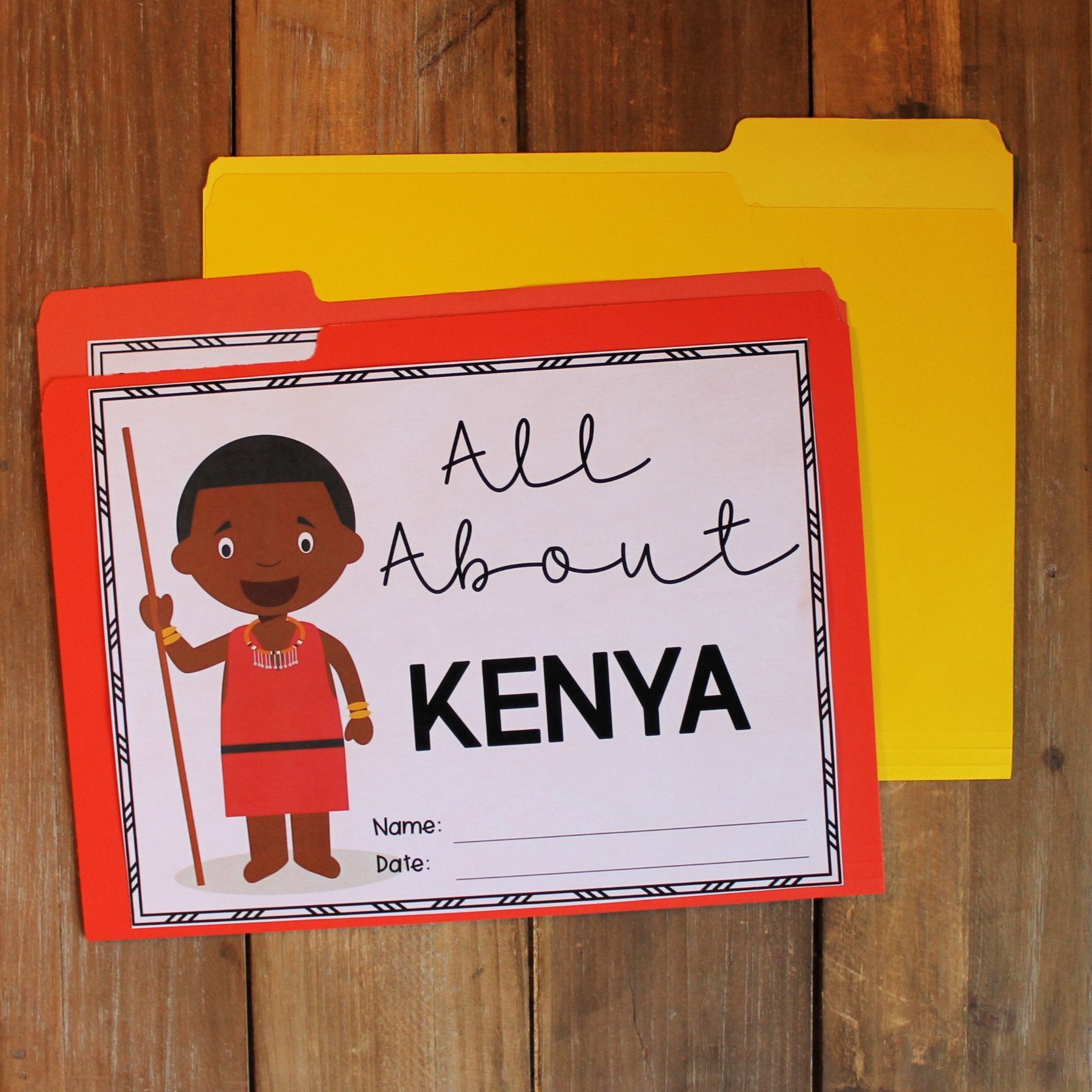Country Report Forms: Africa – The Tip-Top Printables Shop