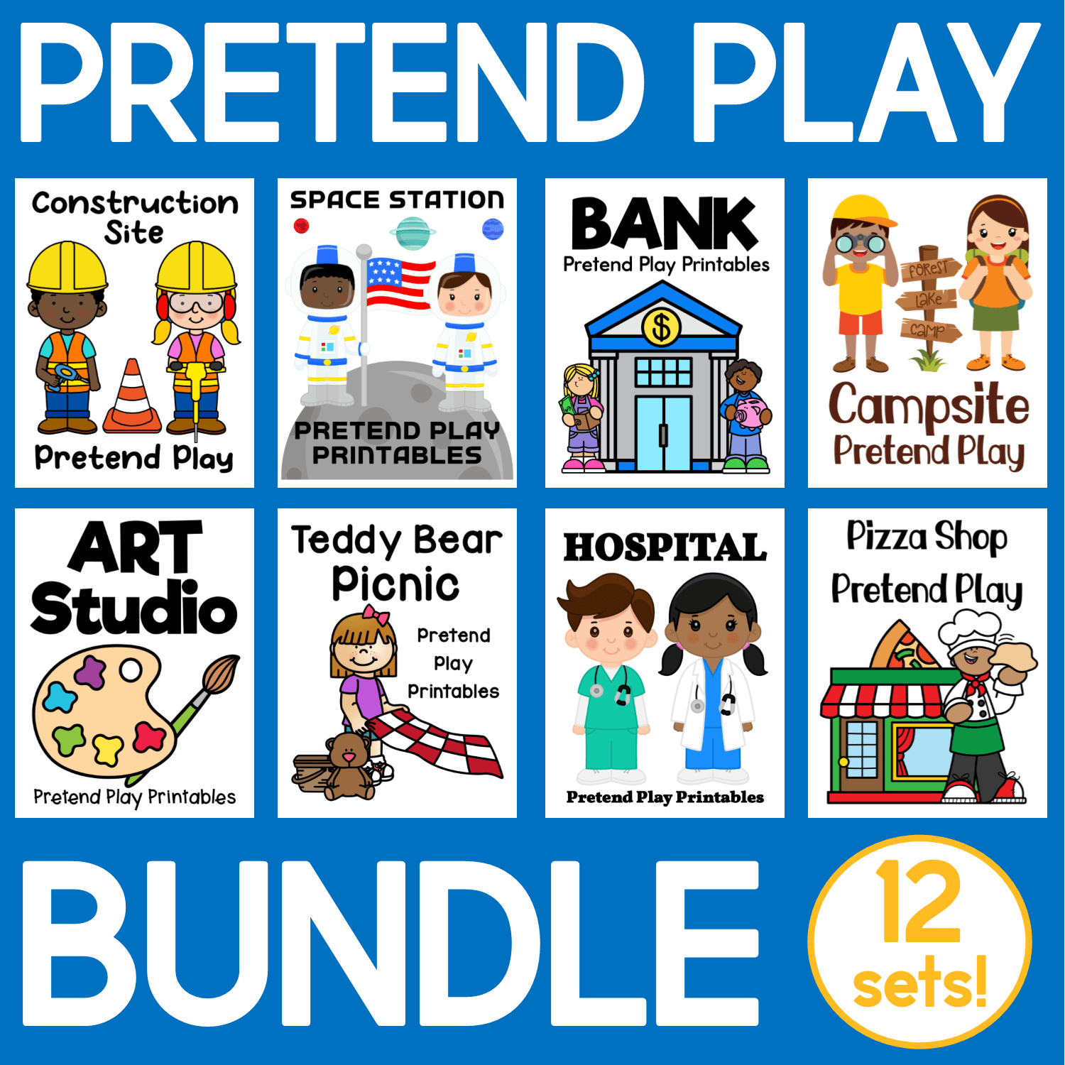 Dramatic Play Printables (BIG BUNDLE 2) – The Tip-Top Printables Shop
