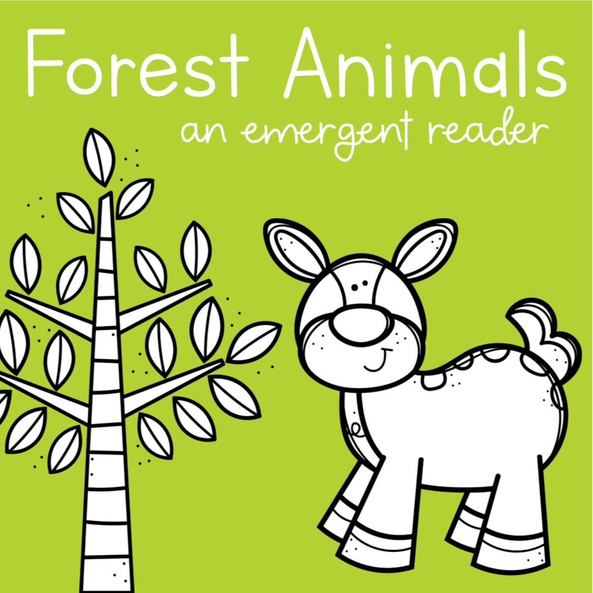 Forest Animals Emergent Reader – The Tip-Top Printables Shop