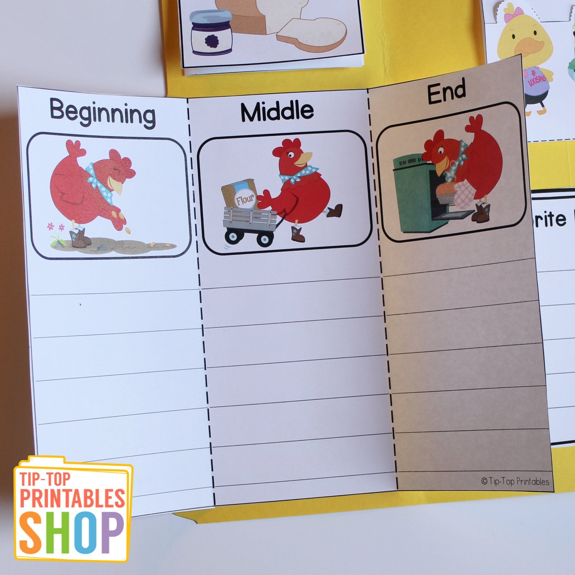 Little Red Hen Lapbook – The Tip-Top Printables Shop