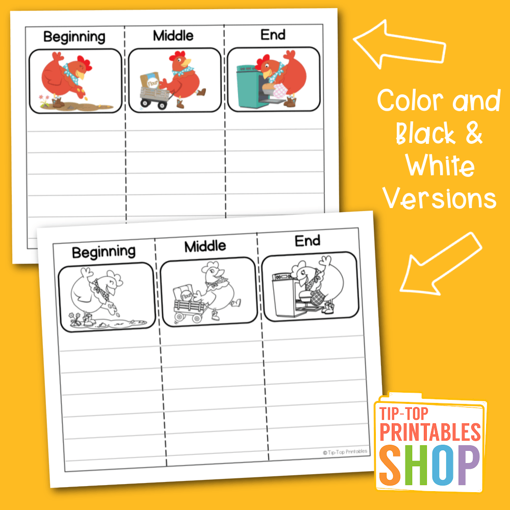 Little Red Hen Lapbook – The Tip-Top Printables Shop