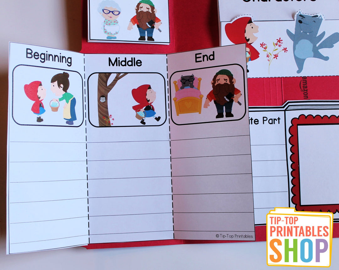 Little Red Riding Hood Lapbook – The Tip-Top Printables Shop