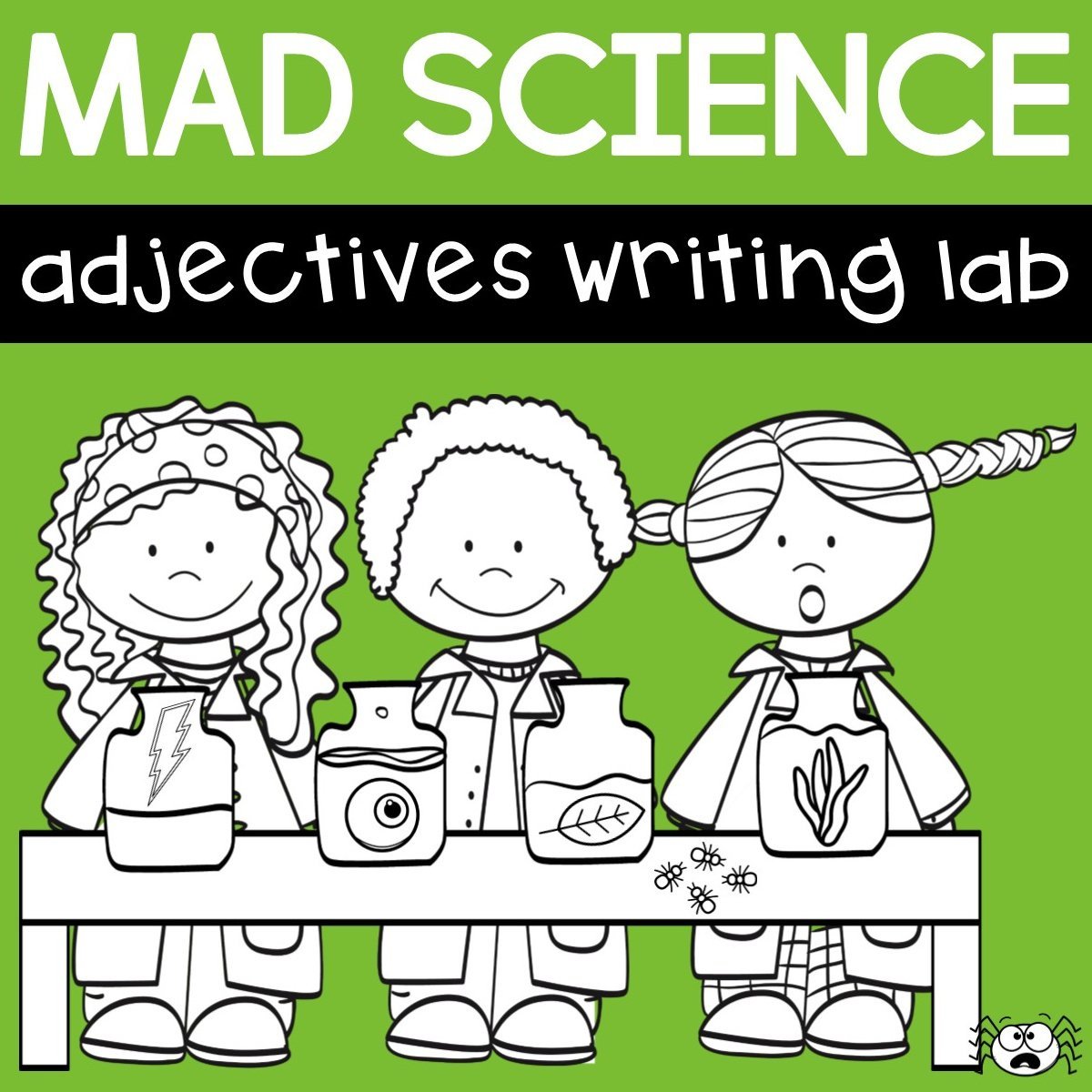 Mad Science: Adjectives Writing Lab – The Tip-Top Printables Shop
