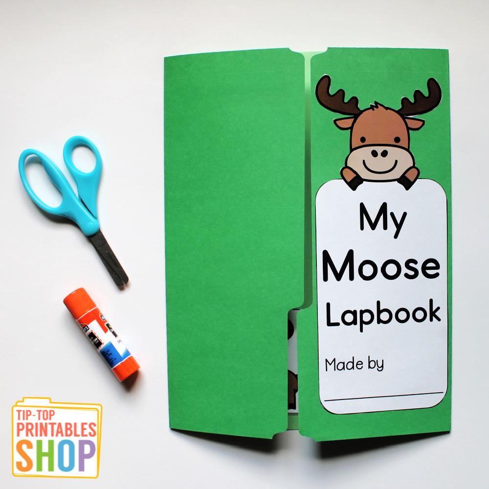 Moose Lapbook – The Tip-Top Printables Shop