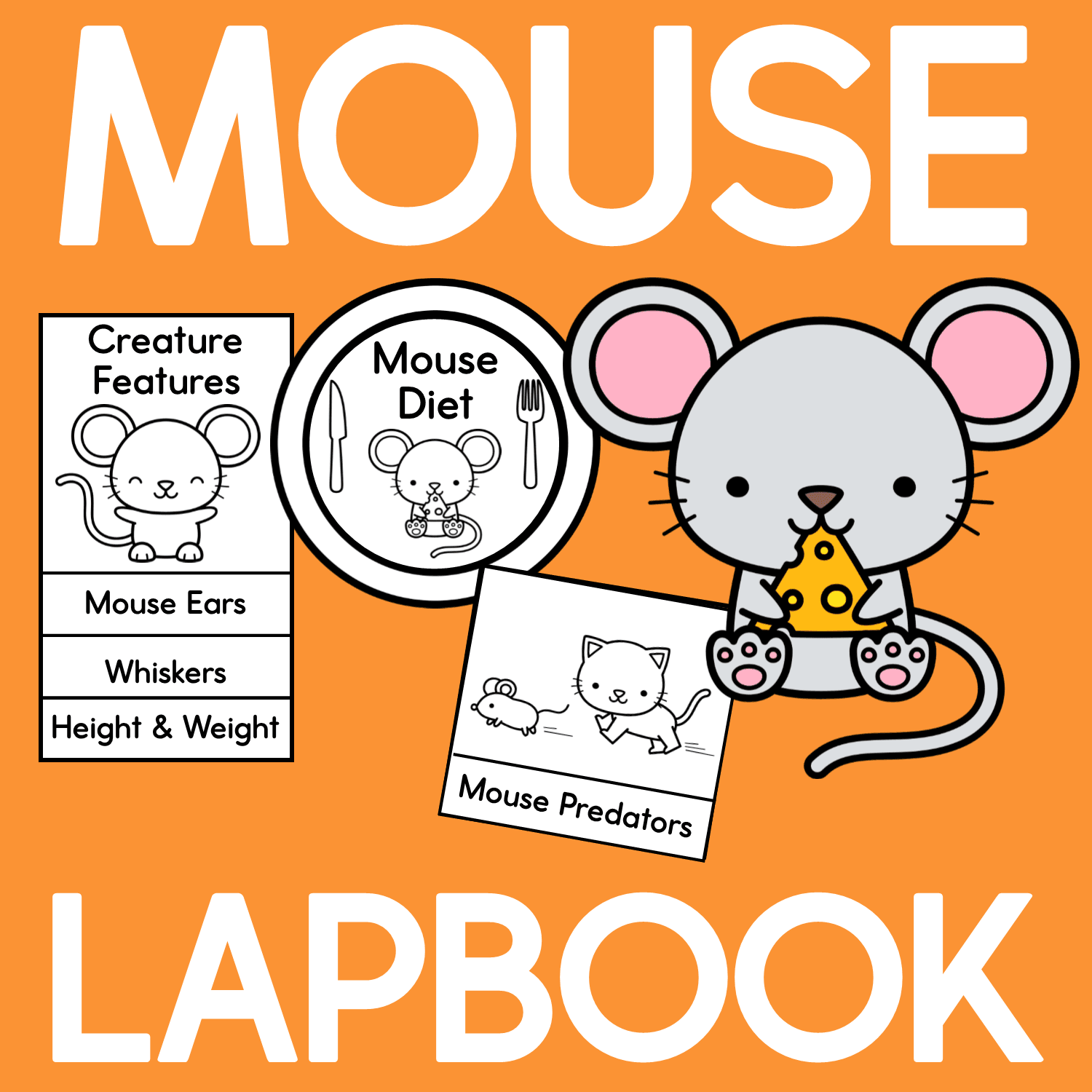 Mouse Lapbook – The Tip-Top Printables Shop