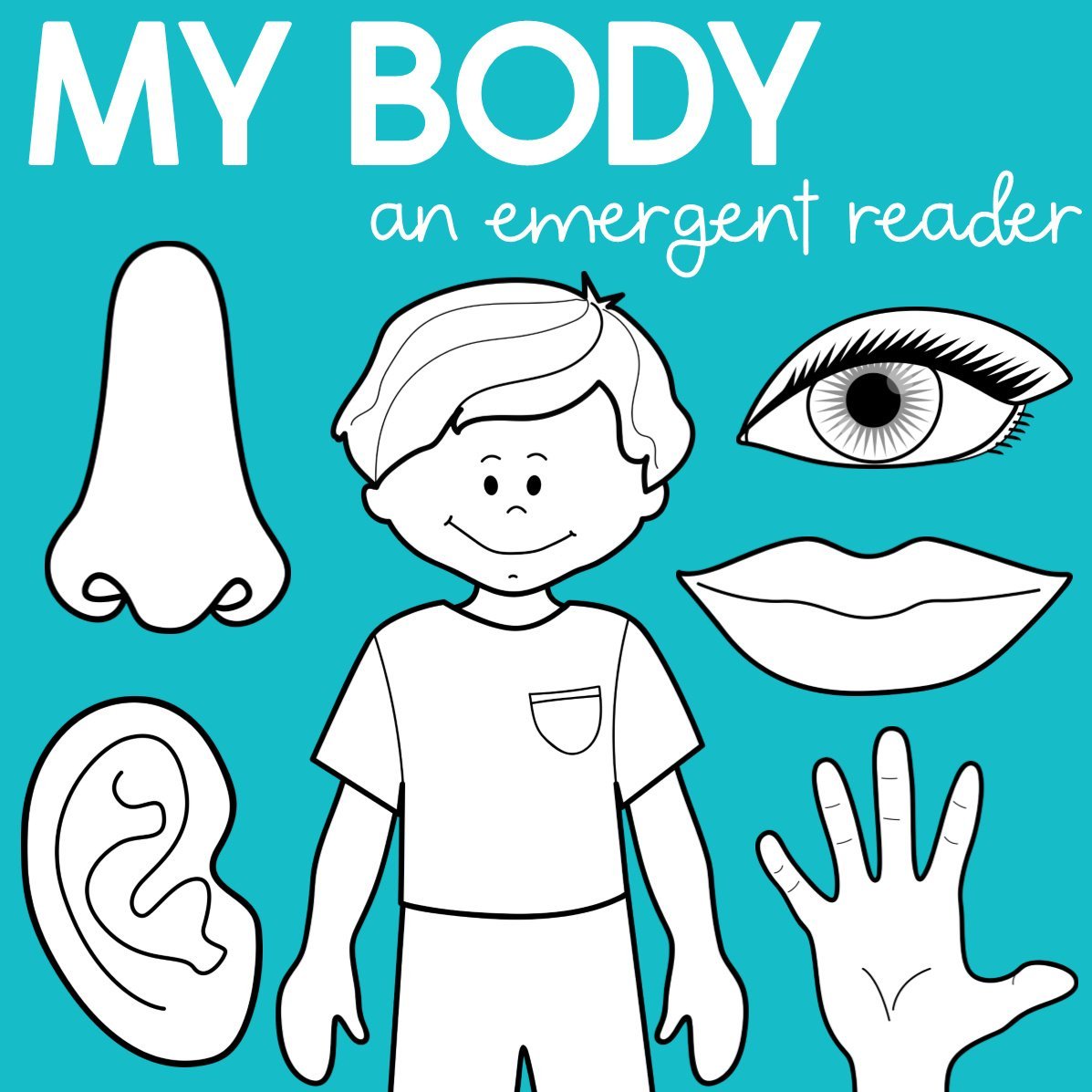 My Body Emergent Reader – The Tip-Top Printables Shop