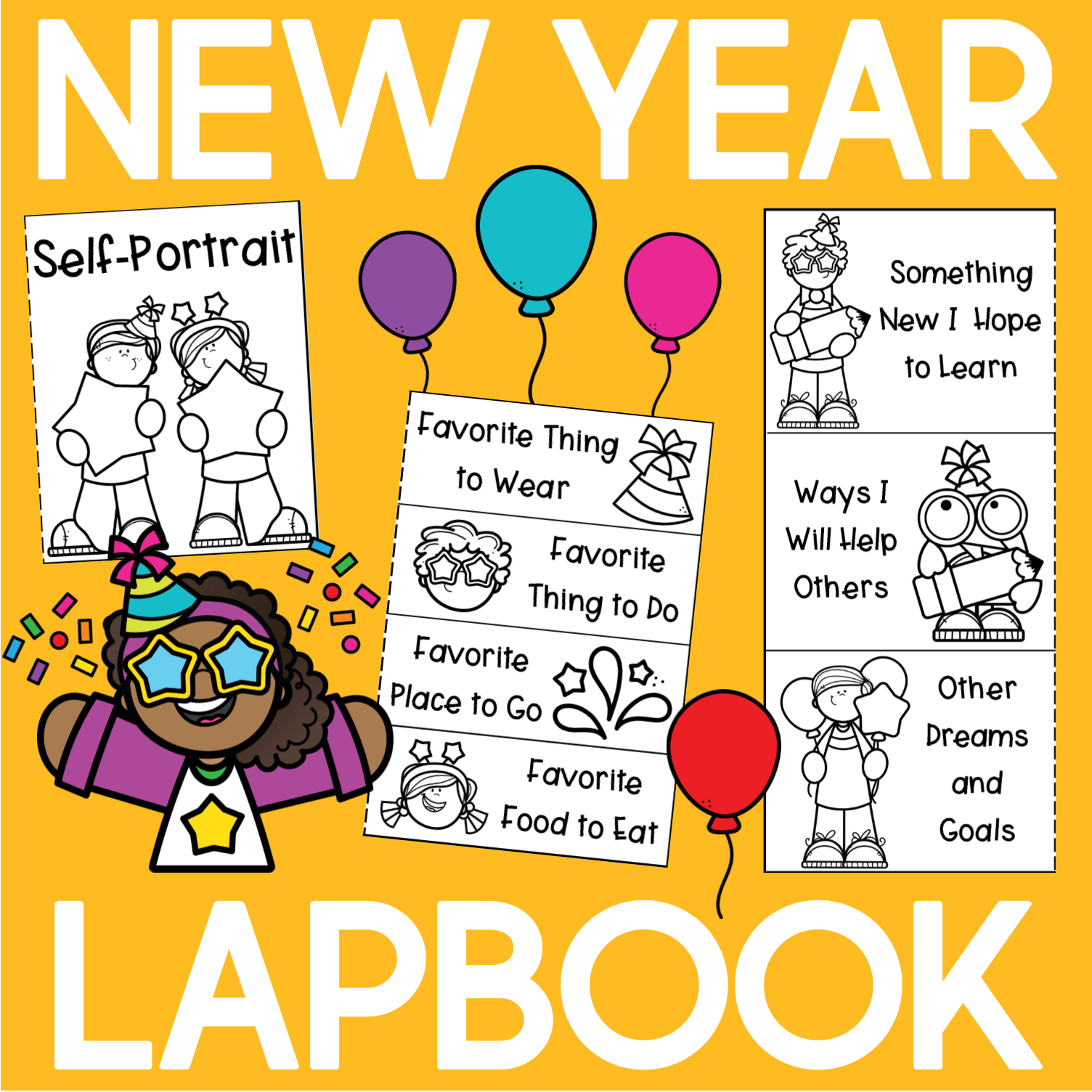 New Year Lapbook – The Tip-Top Printables Shop
