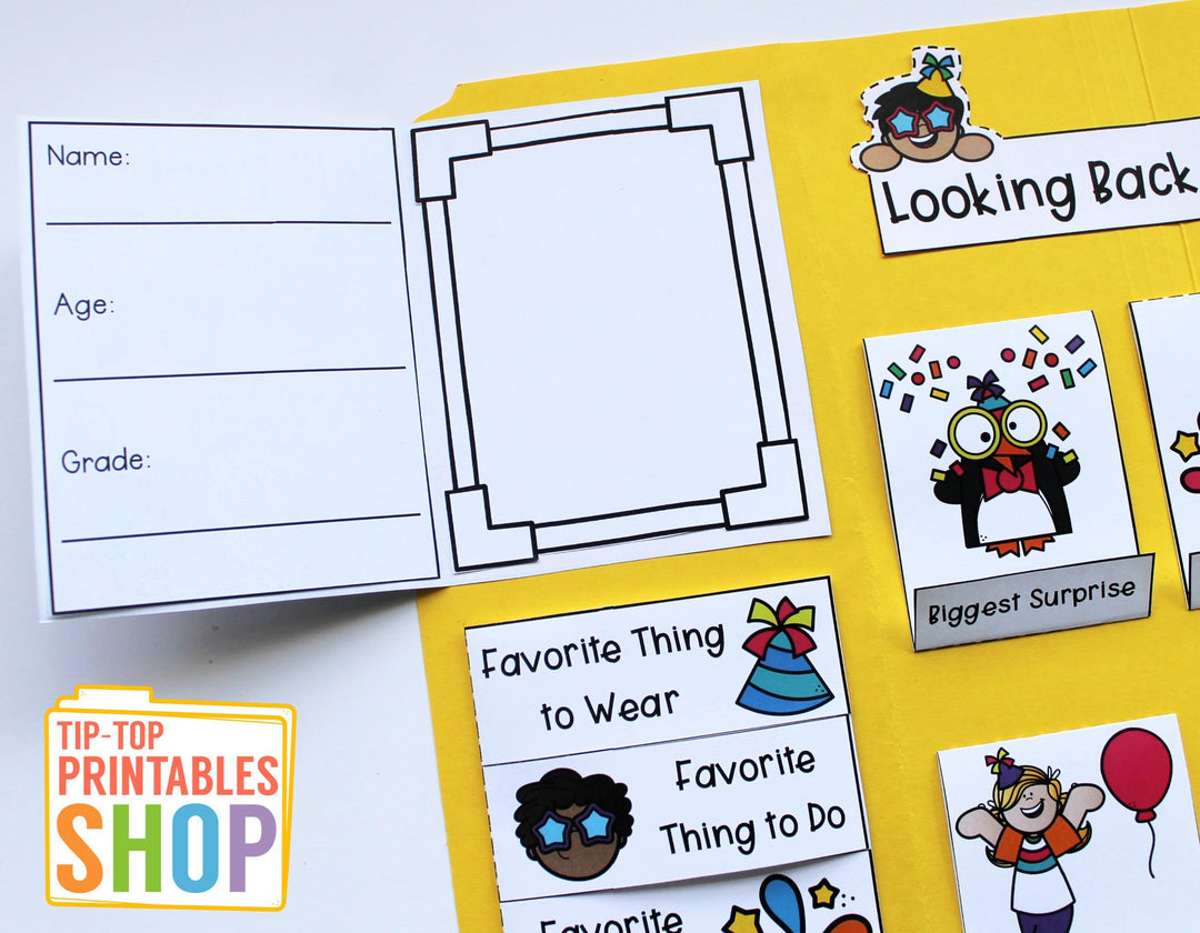 New Year Lapbook – The Tip-Top Printables Shop