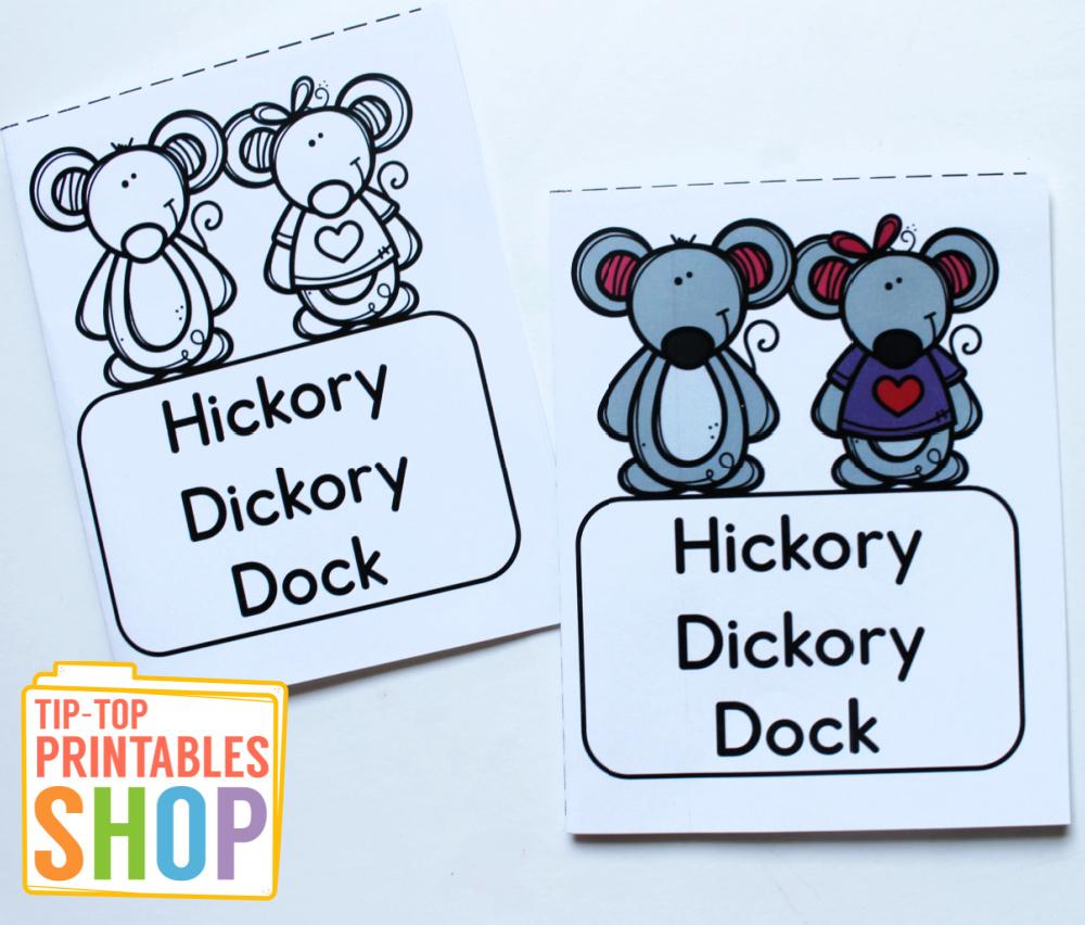Nursery Rhymes Printable Books – The Tip-Top Printables Shop