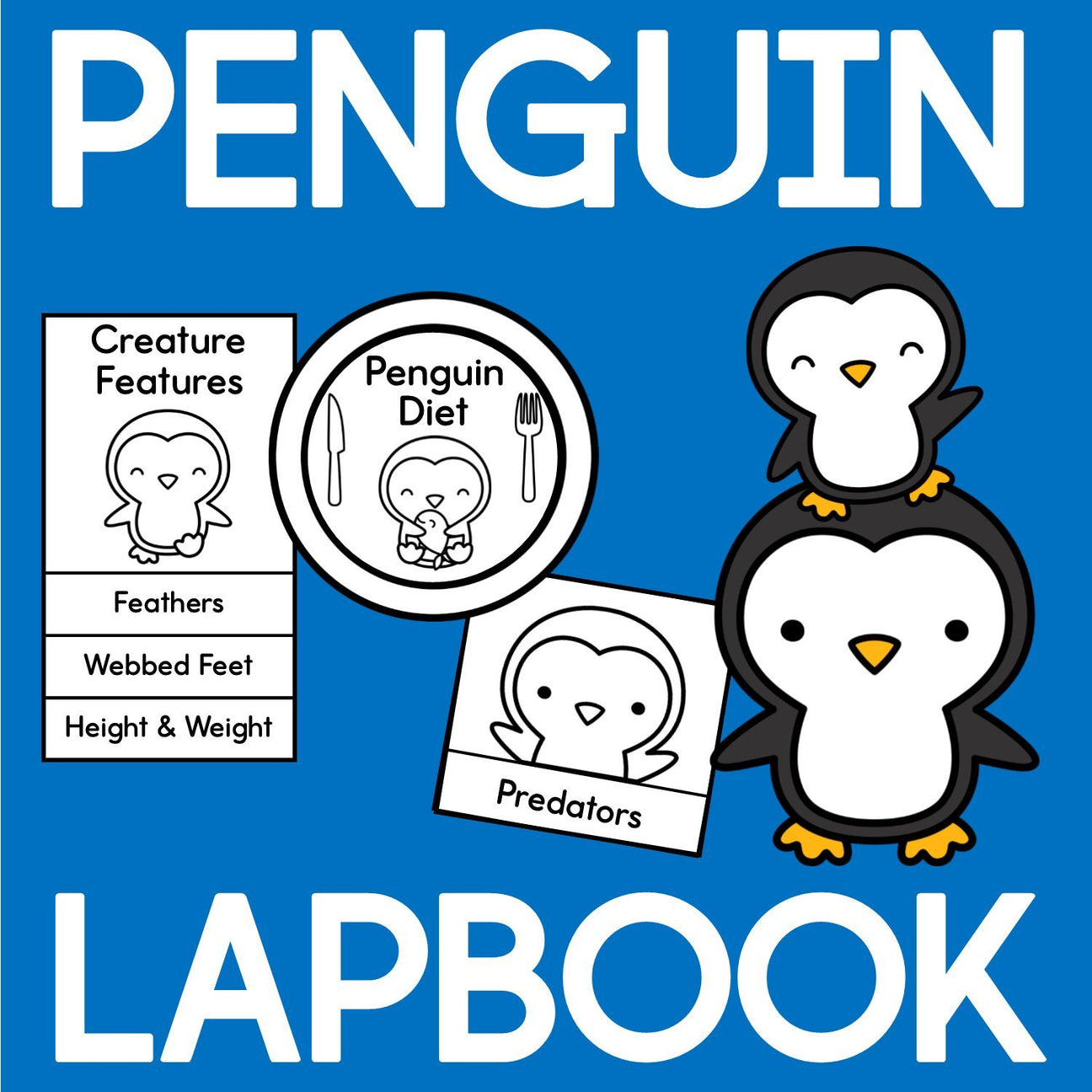 Penguin Lapbook – The Tip-Top Printables Shop