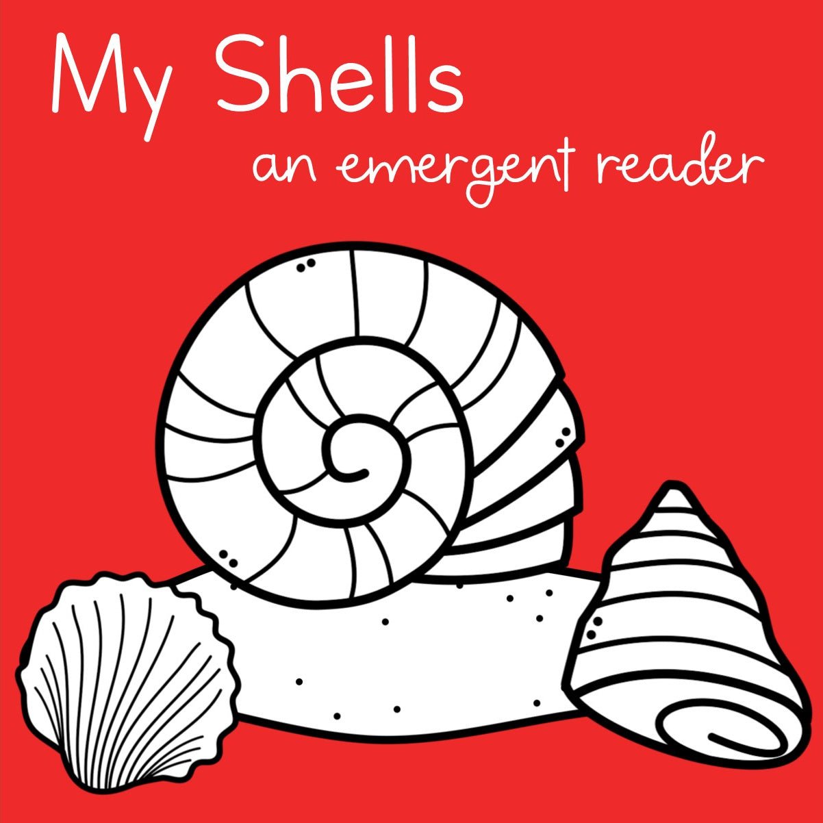 Shells Emergent Reader – The Tip-Top Printables Shop