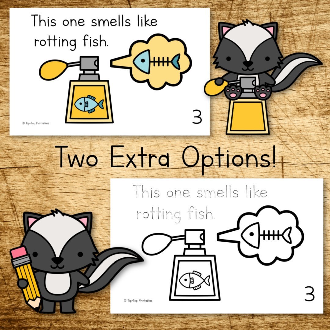 Skunk's Perfume Emergent Reader – The Tip-Top Printables Shop
