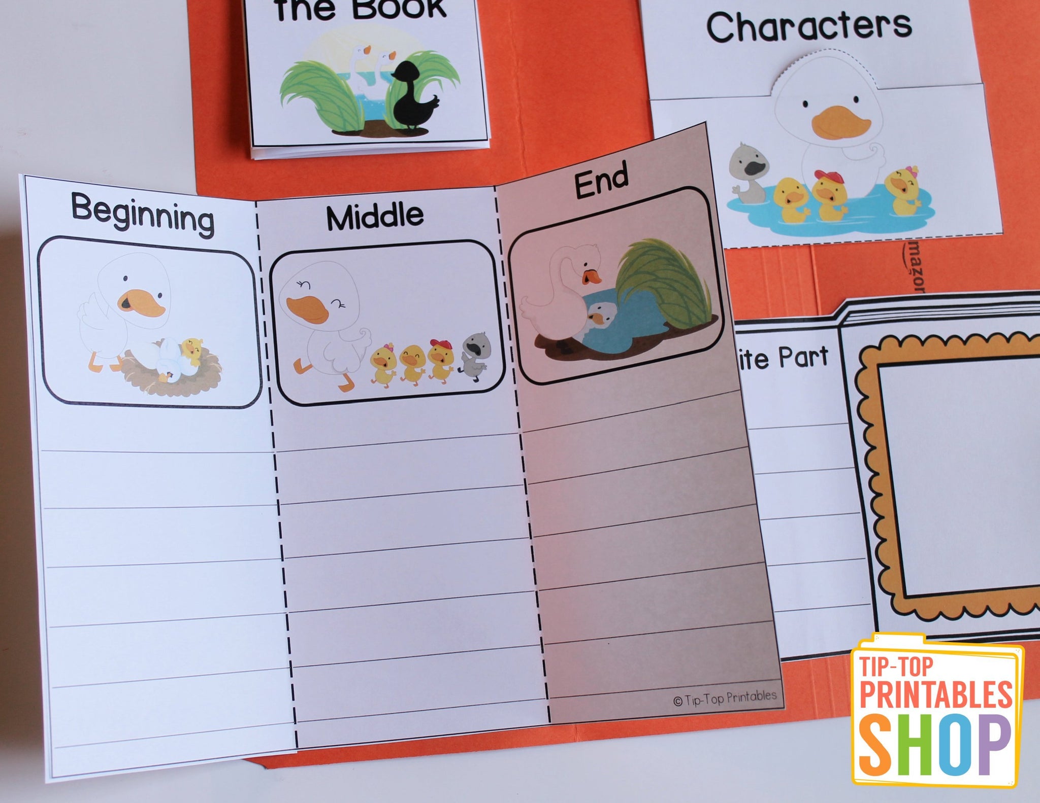 The Ugly Duckling Lapbook – The Tip-Top Printables Shop